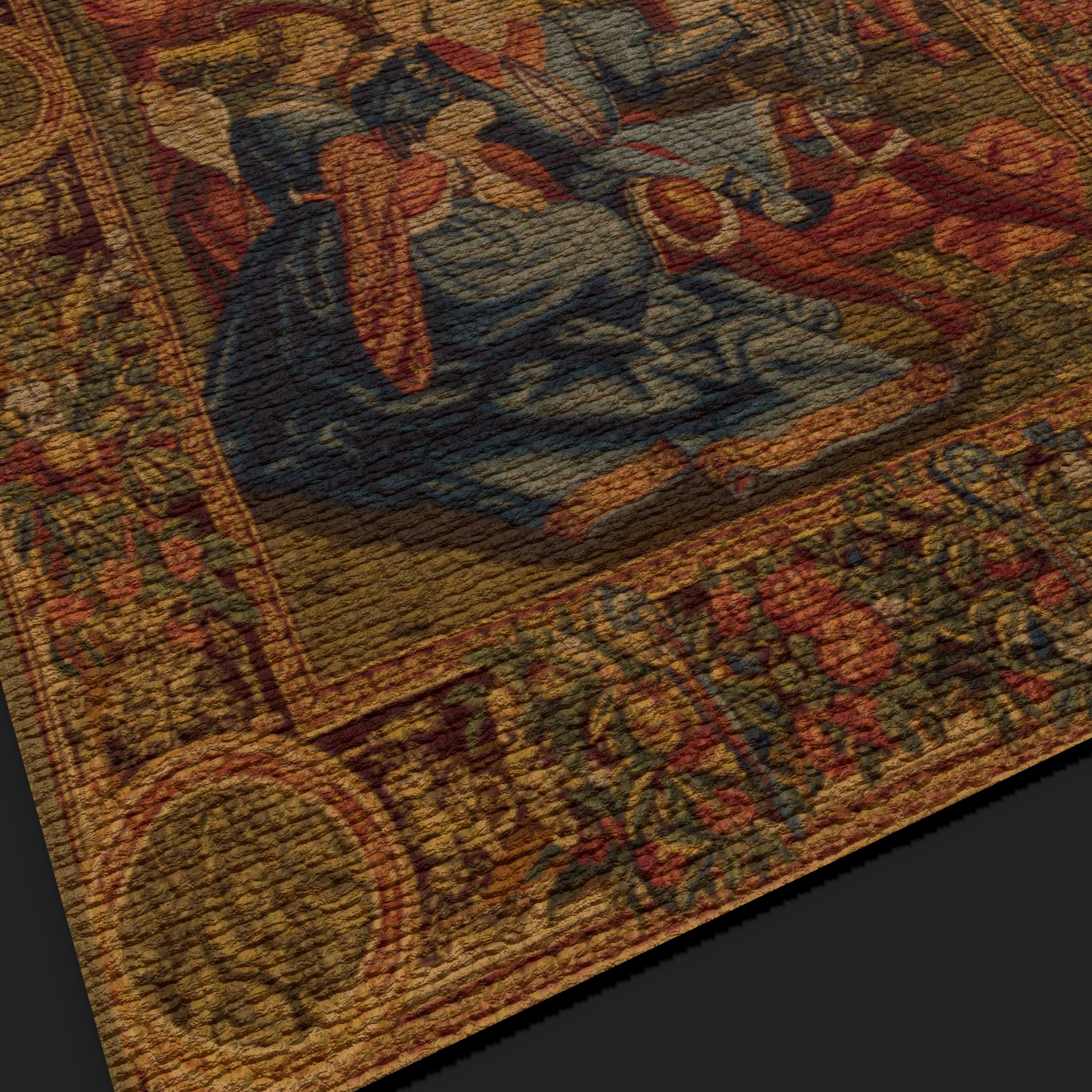 October Harvest Tapestry - 3D Model by Get Dead Entertainment