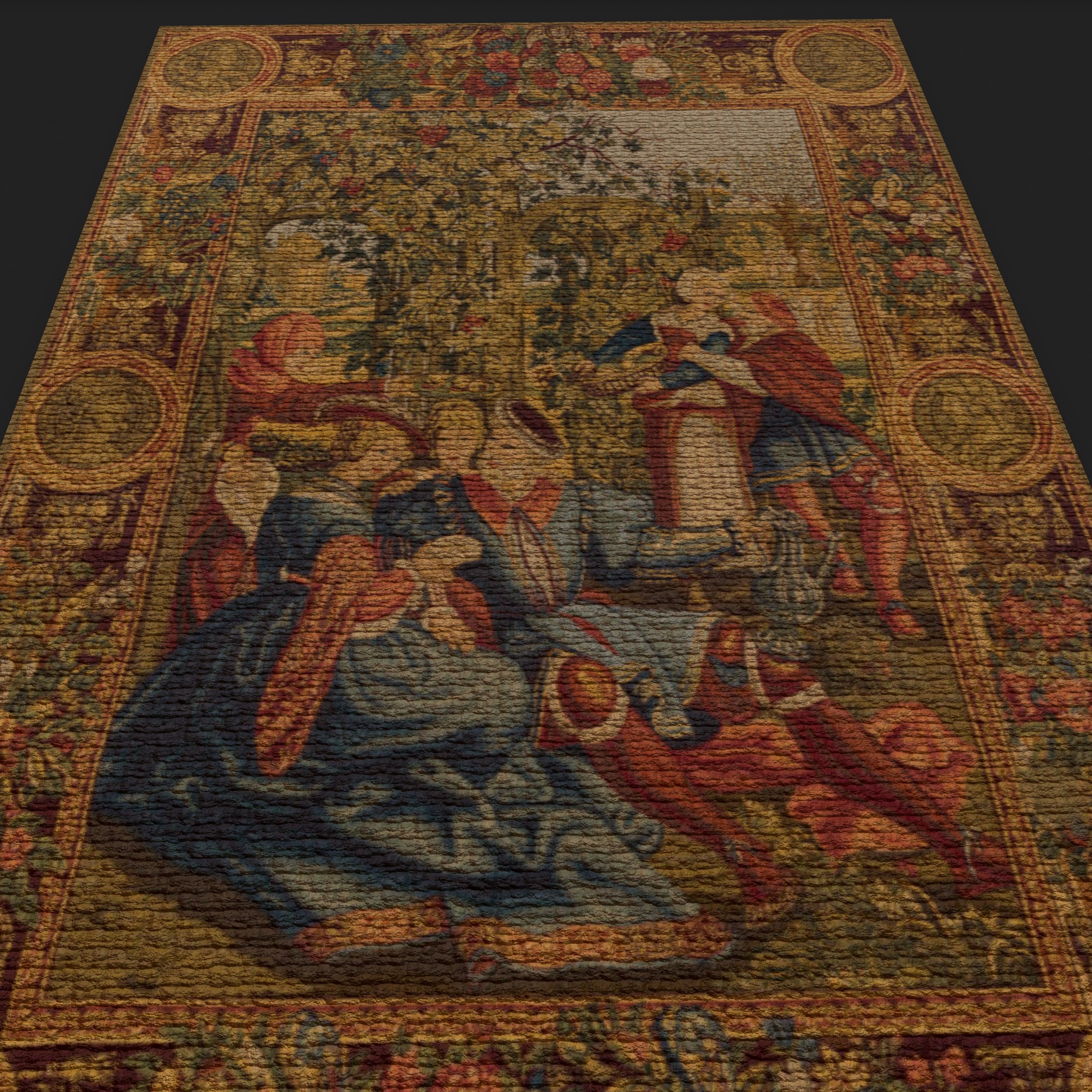 October Harvest Tapestry - 3D Model by Get Dead Entertainment