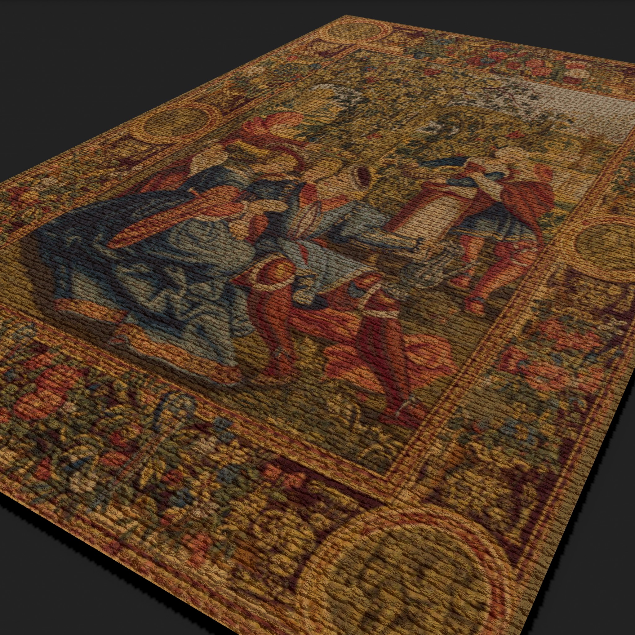 October Harvest Tapestry - 3D Model by Get Dead Entertainment