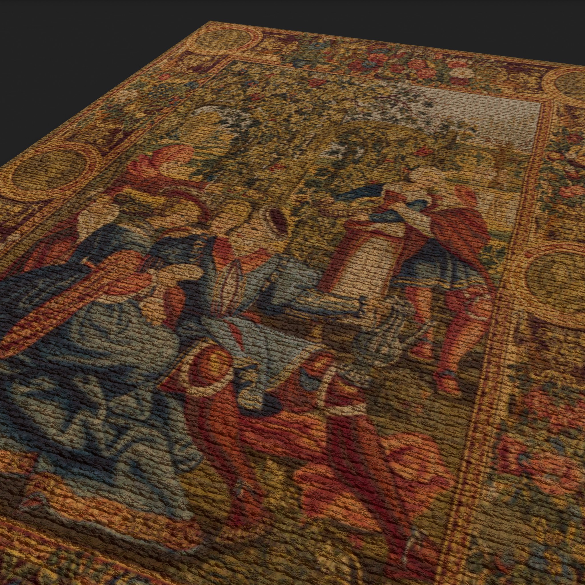 October Harvest Tapestry - 3D Model by Get Dead Entertainment