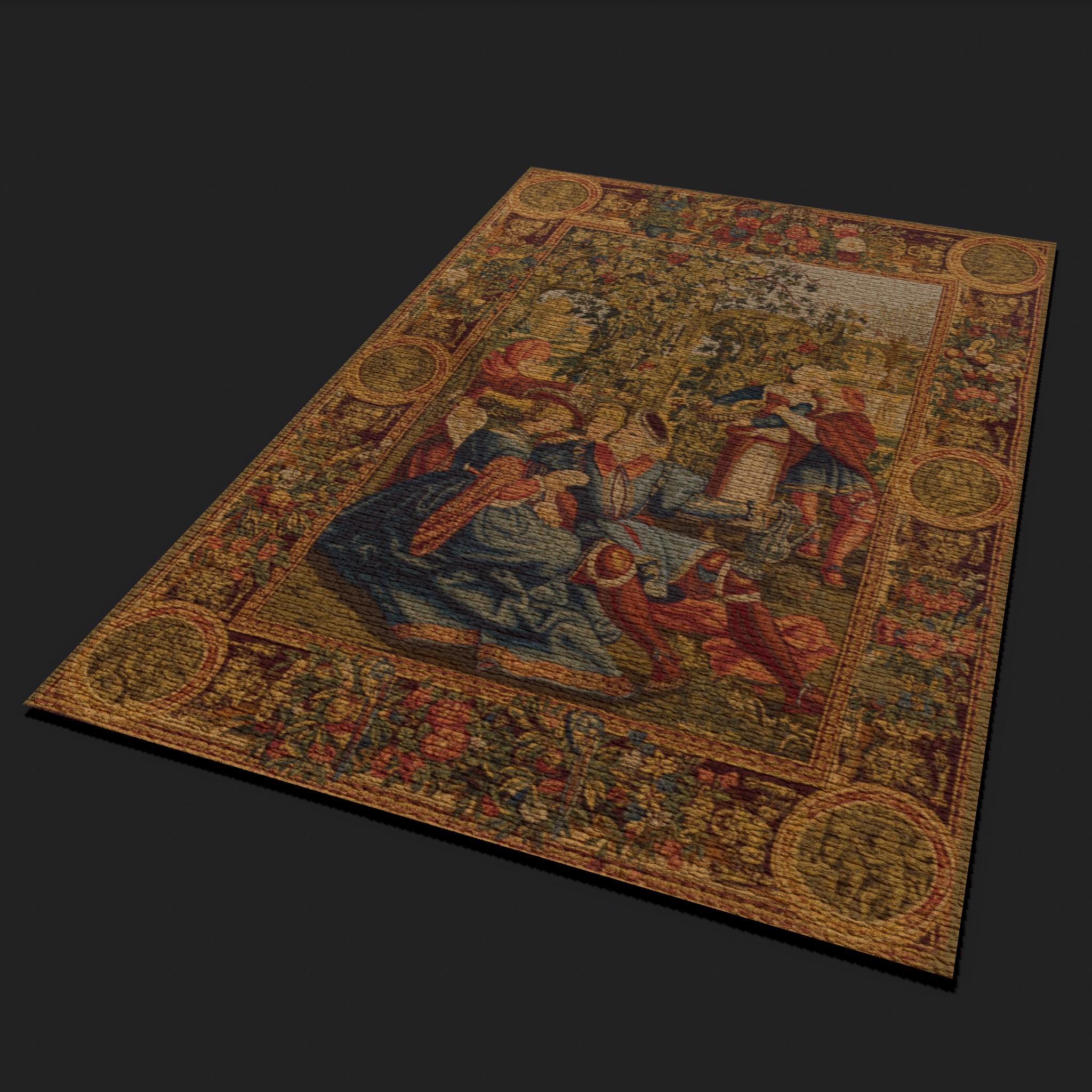October Harvest Tapestry - 3D Model by Get Dead Entertainment
