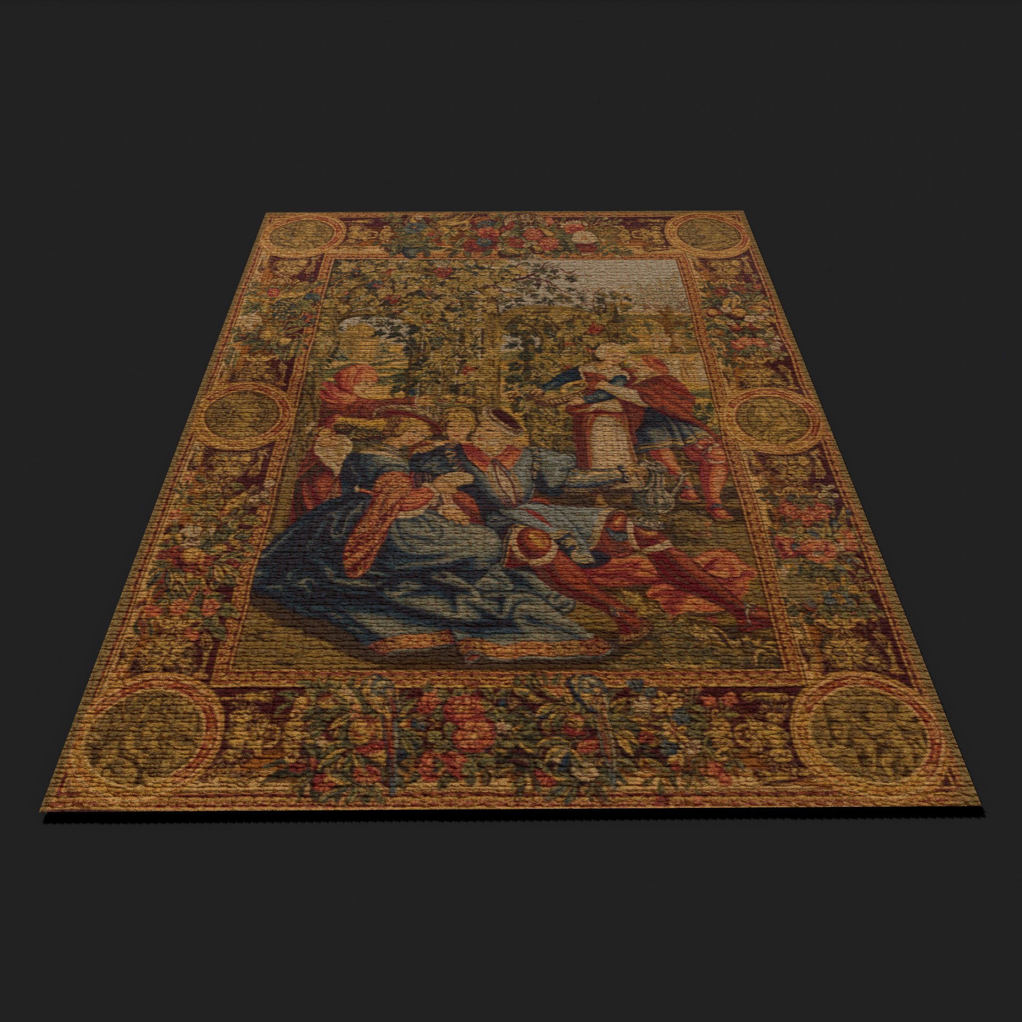 October Harvest Tapestry - 3D Model by Get Dead Entertainment