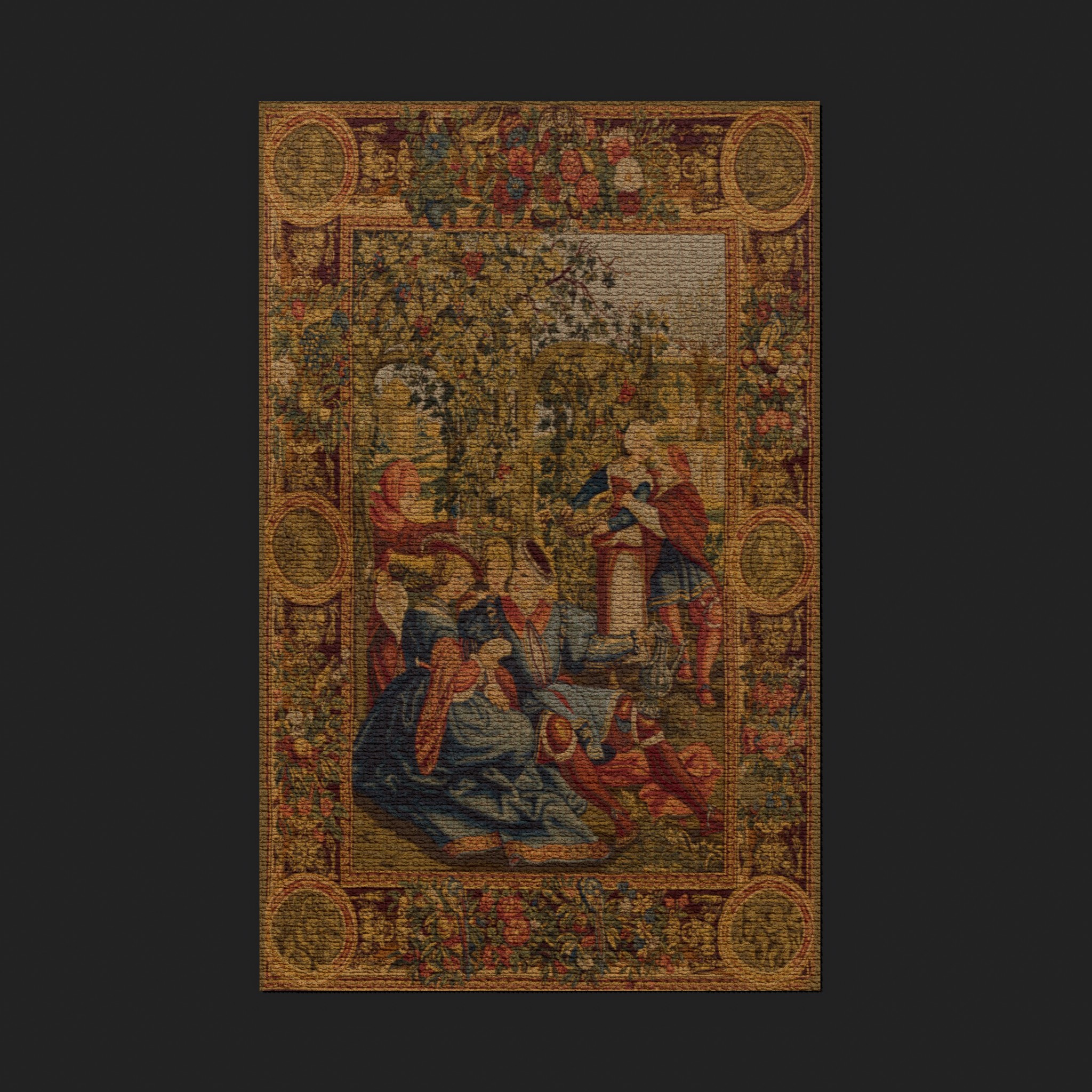 October Harvest Tapestry - 3D Model by Get Dead Entertainment