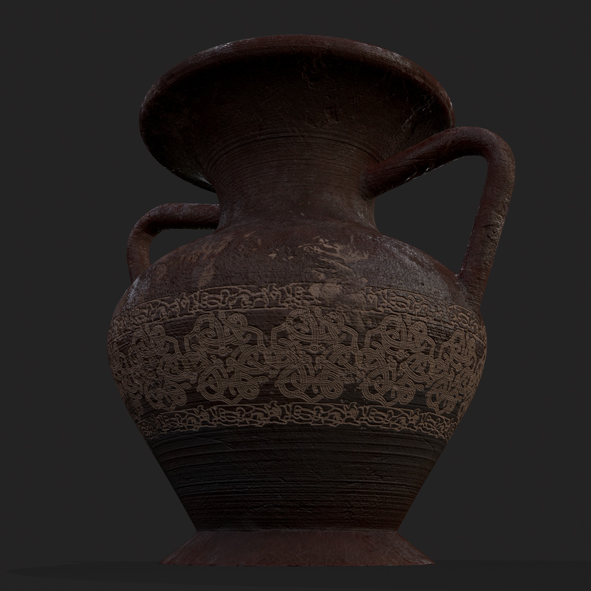 Old Clay Hydria Amphora - 3D Model by Get Dead Entertainment