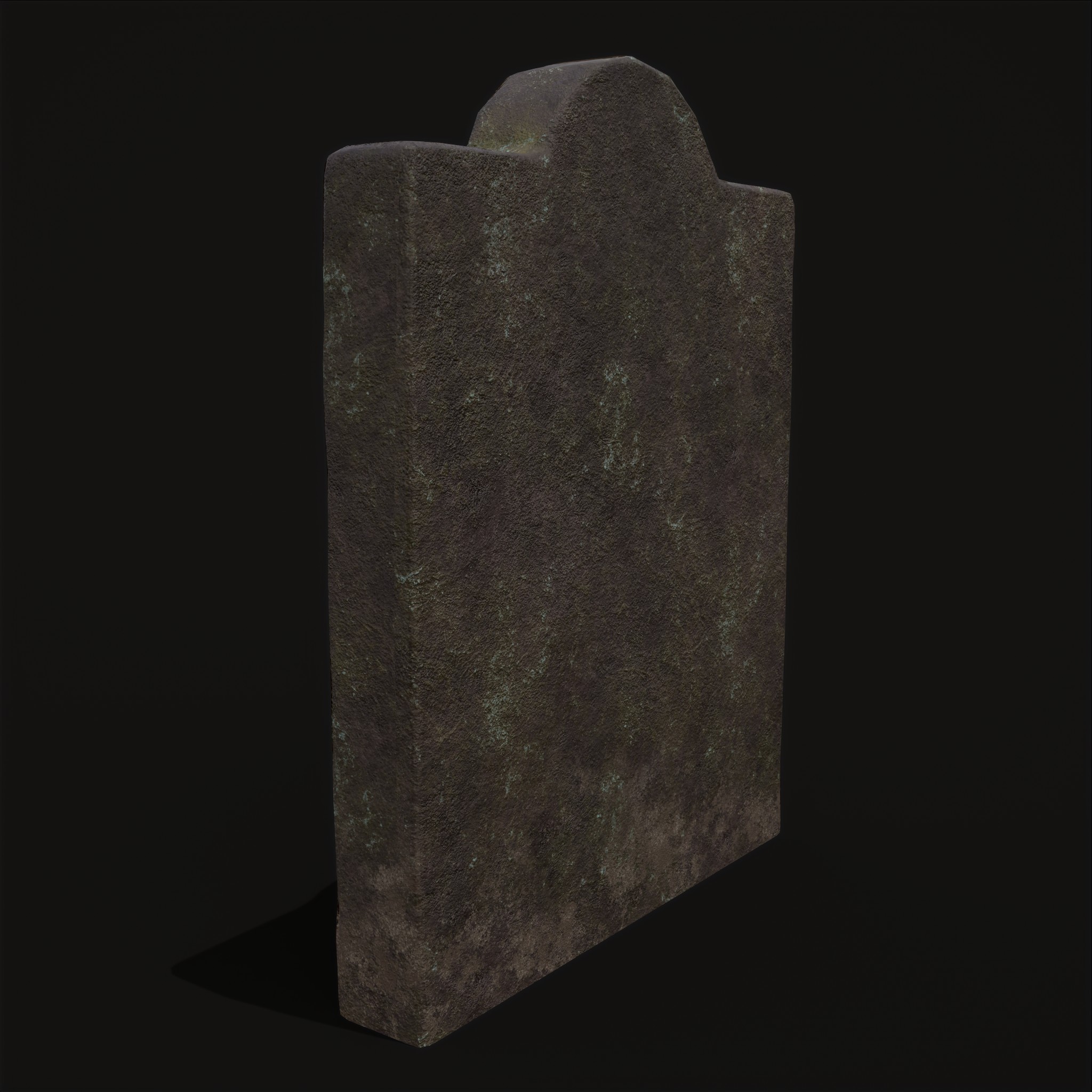 Old Moss Covered Tombstone - 3D Model by Get Dead Entertainment