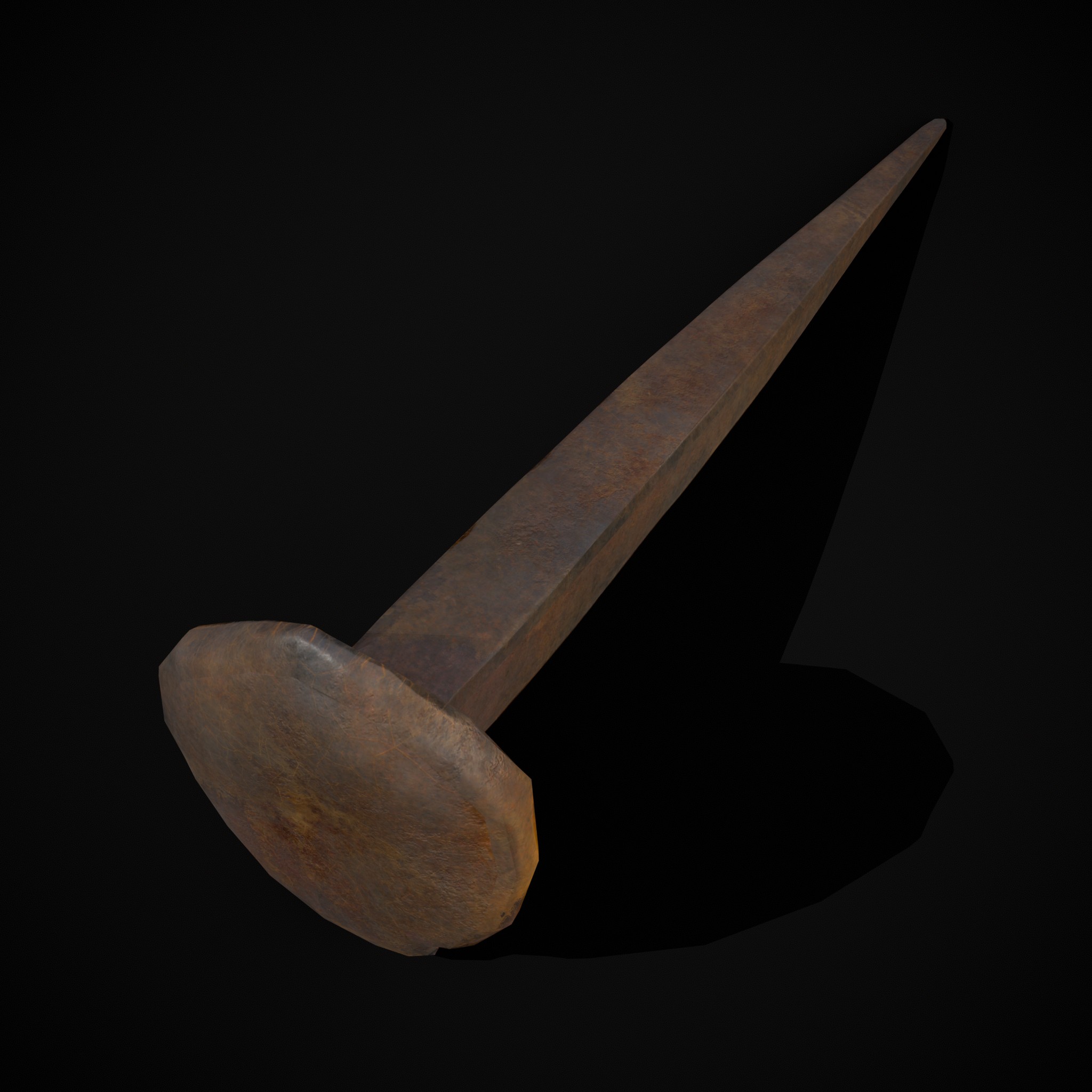 Old Rusting Medieval Nails - 3D Model by Get Dead Entertainment