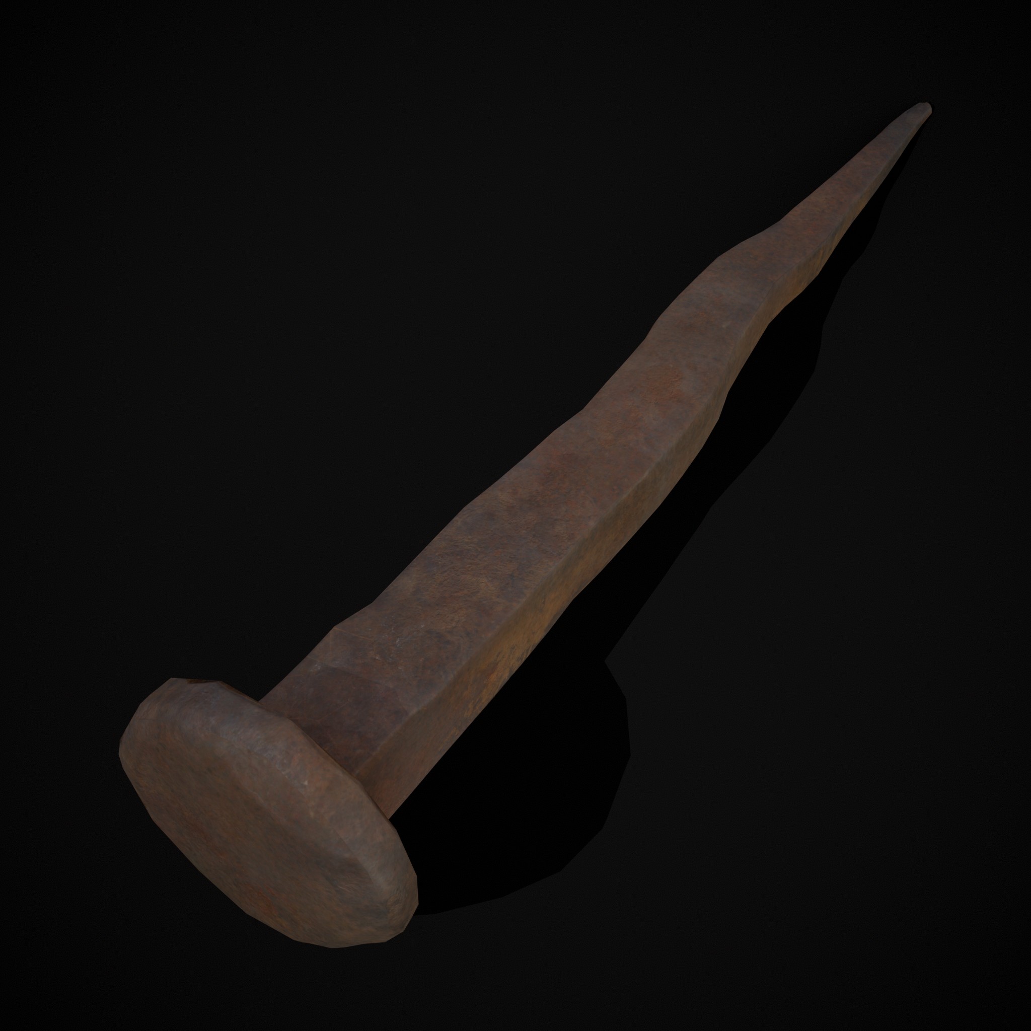 Old Rusting Medieval Nails - 3D Model by Get Dead Entertainment