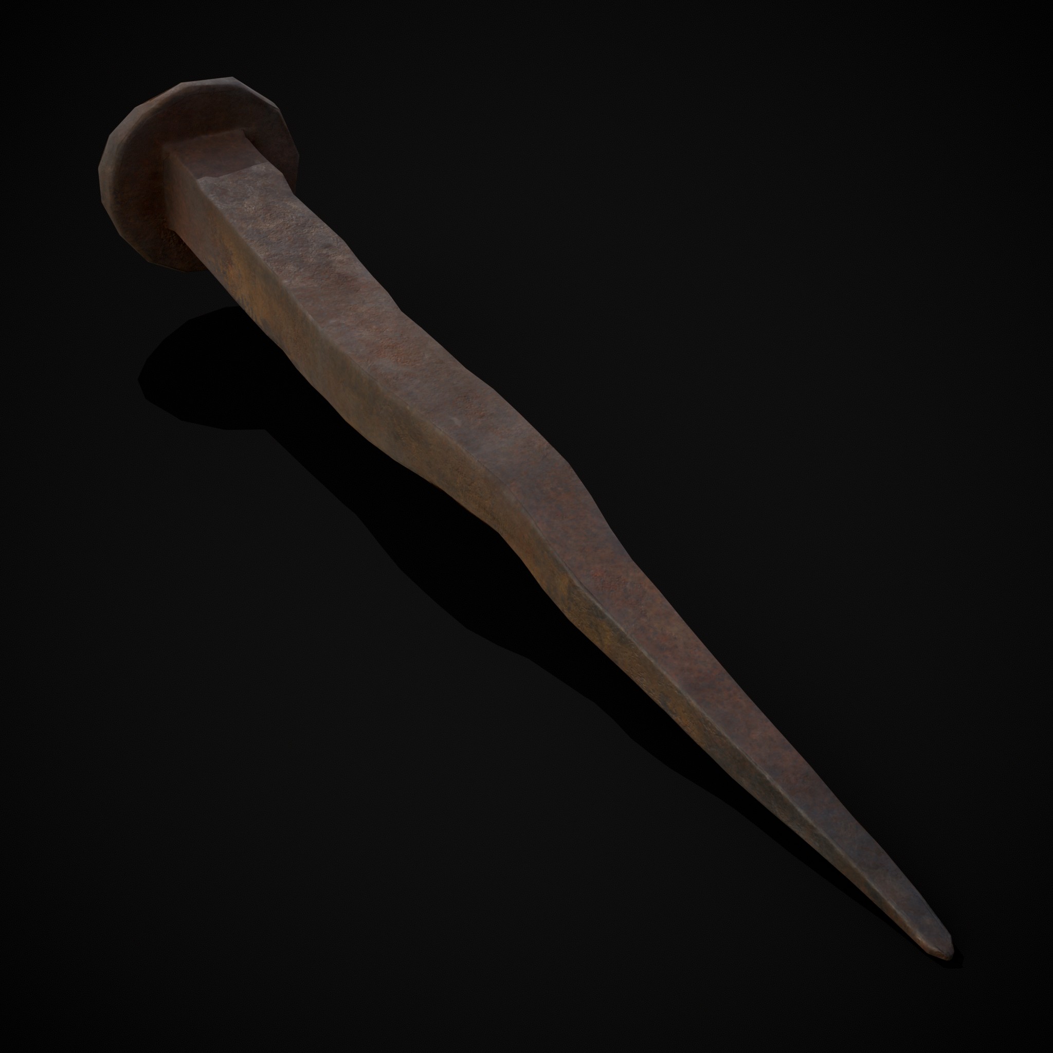Old Rusting Medieval Nails - 3D Model by Get Dead Entertainment