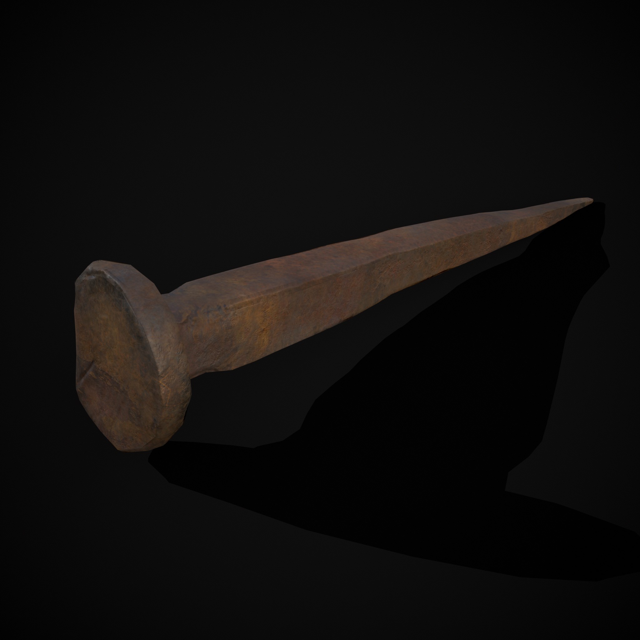 Old Rusting Medieval Nails - 3D Model by Get Dead Entertainment