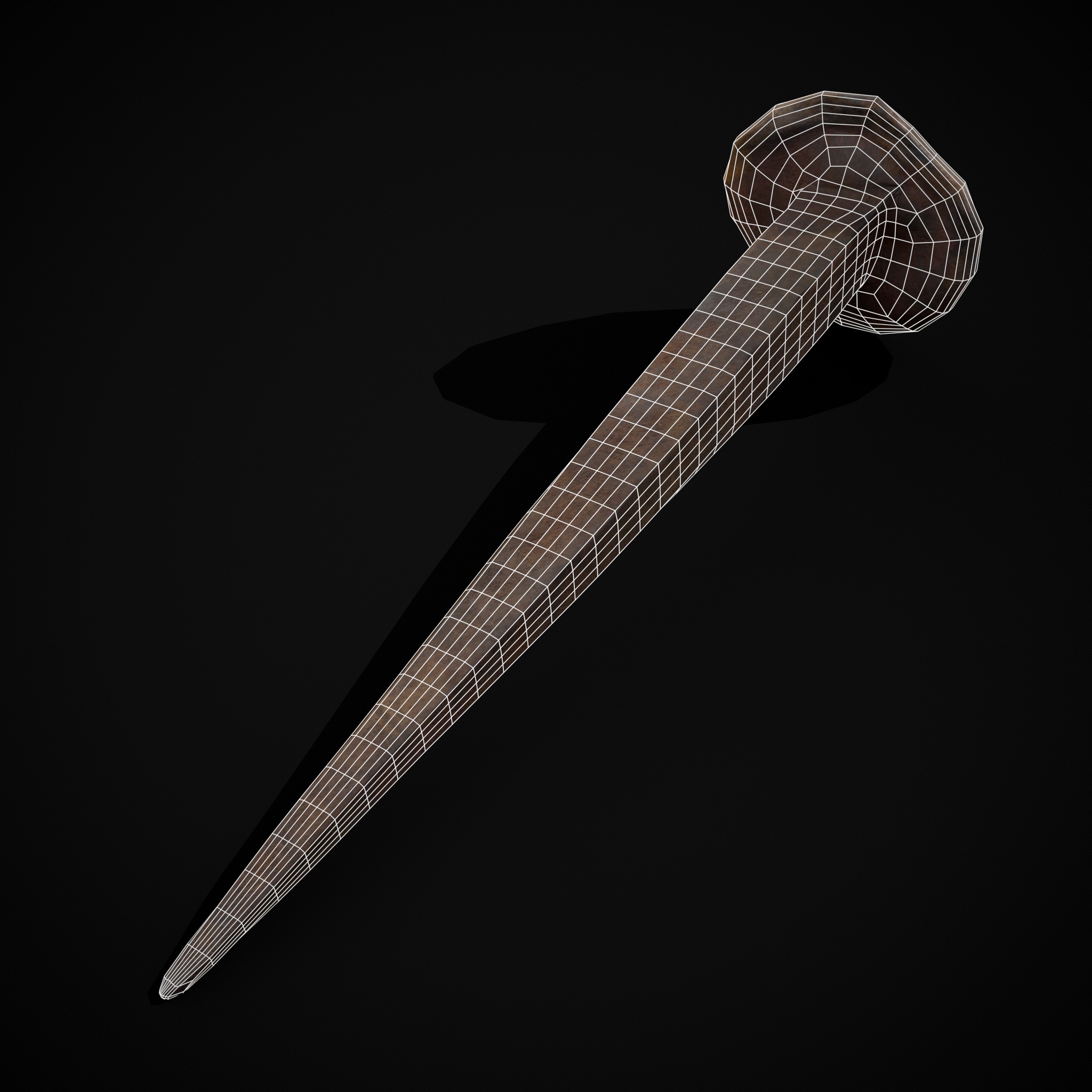 Old Rusting Medieval Nails - 3D Model by Get Dead Entertainment