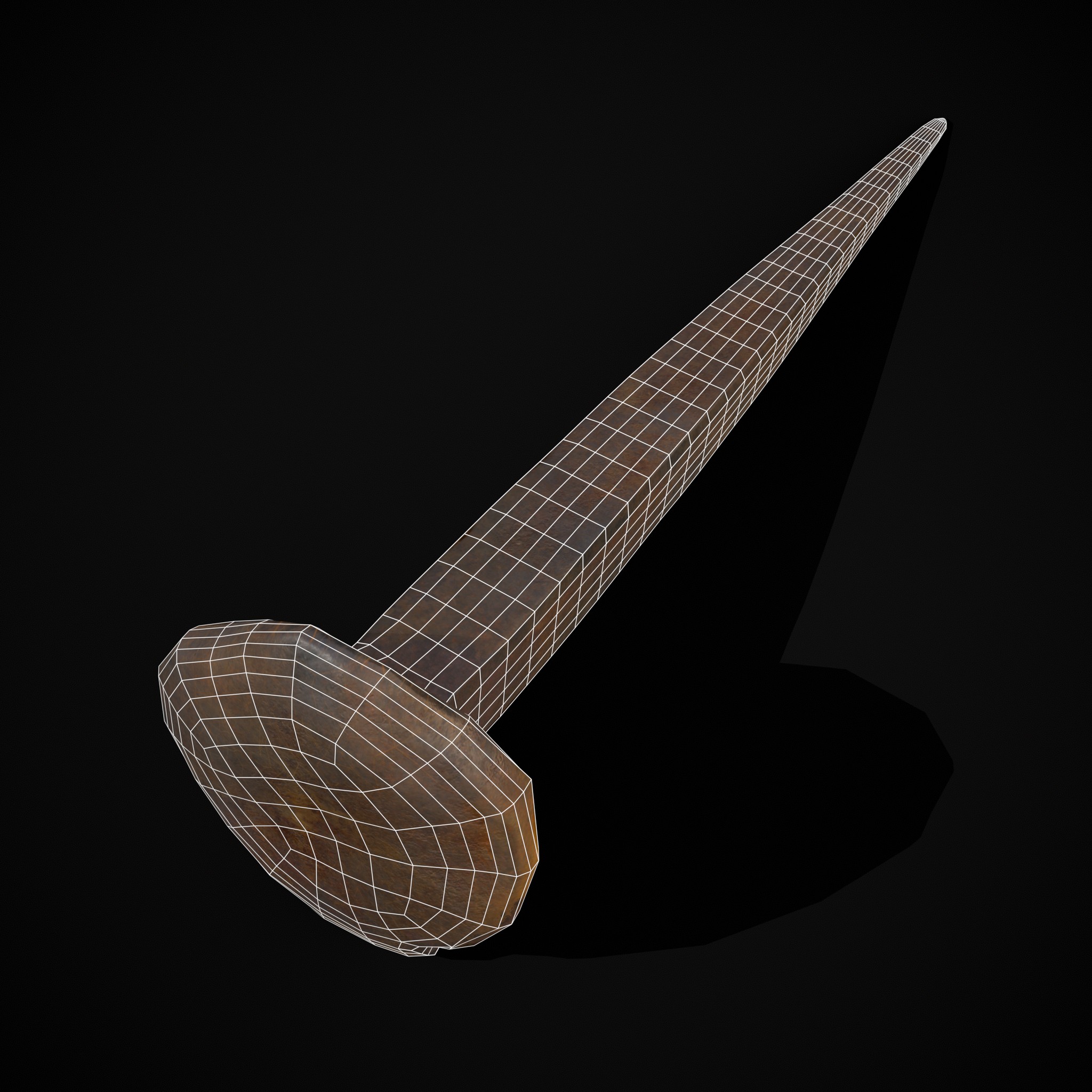 Old Rusting Medieval Nails - 3D Model by Get Dead Entertainment