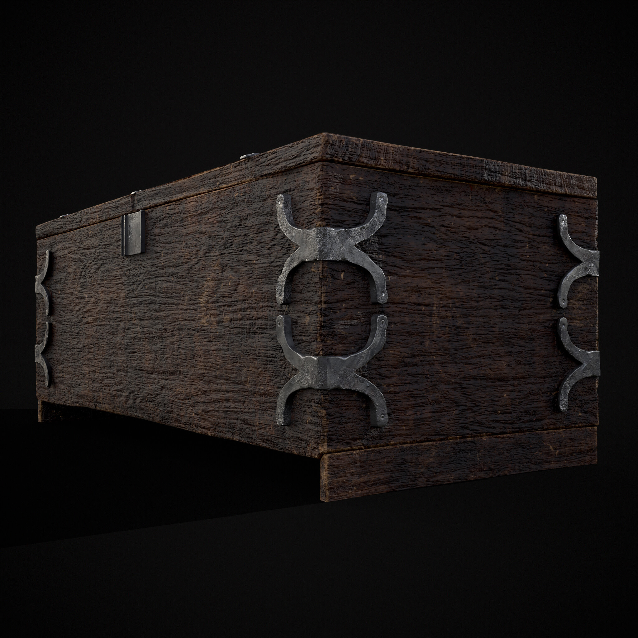 Old Wooden Strong Box - 3D Model by Get Dead Entertainment