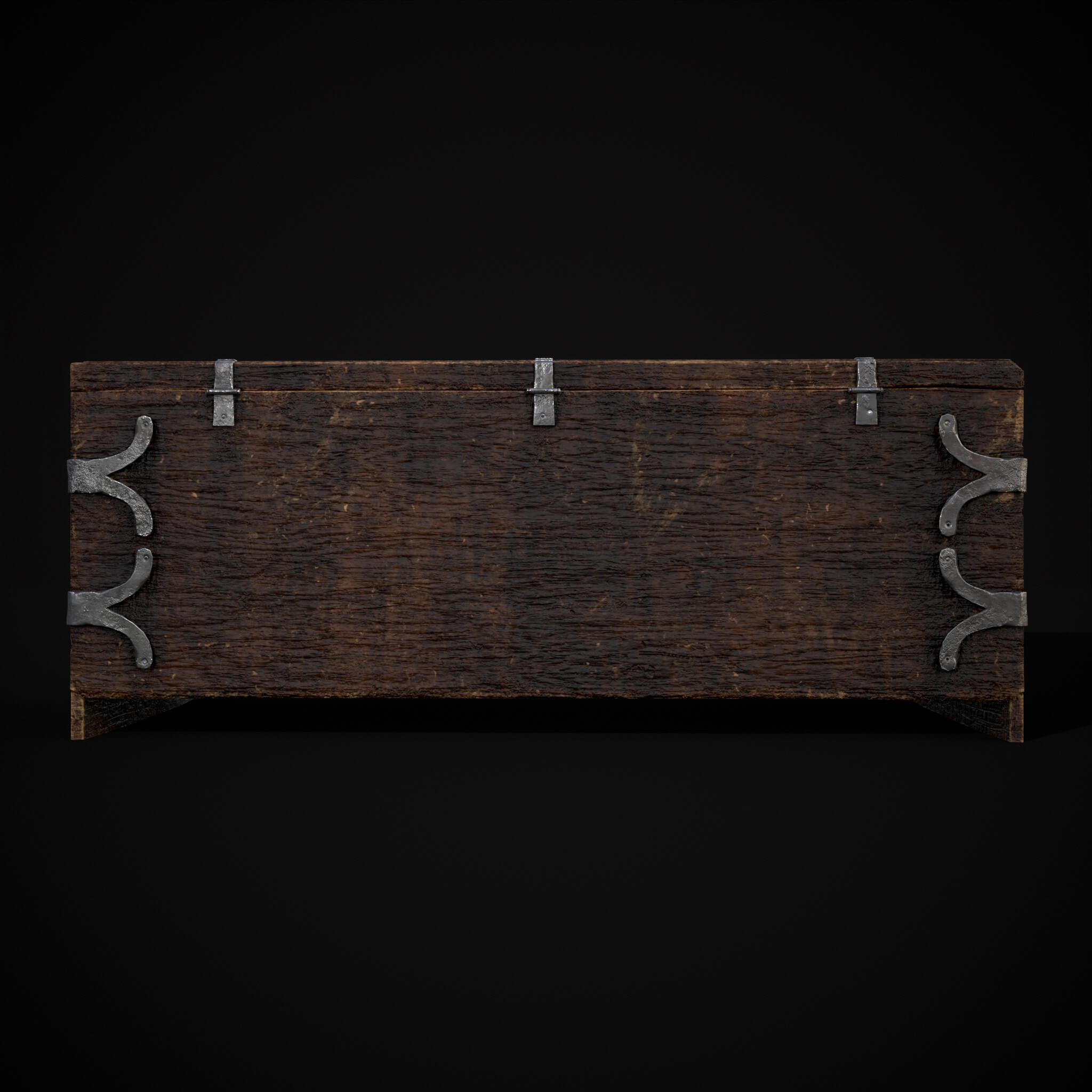 Old Wooden Strong Box - 3D Model by Get Dead Entertainment