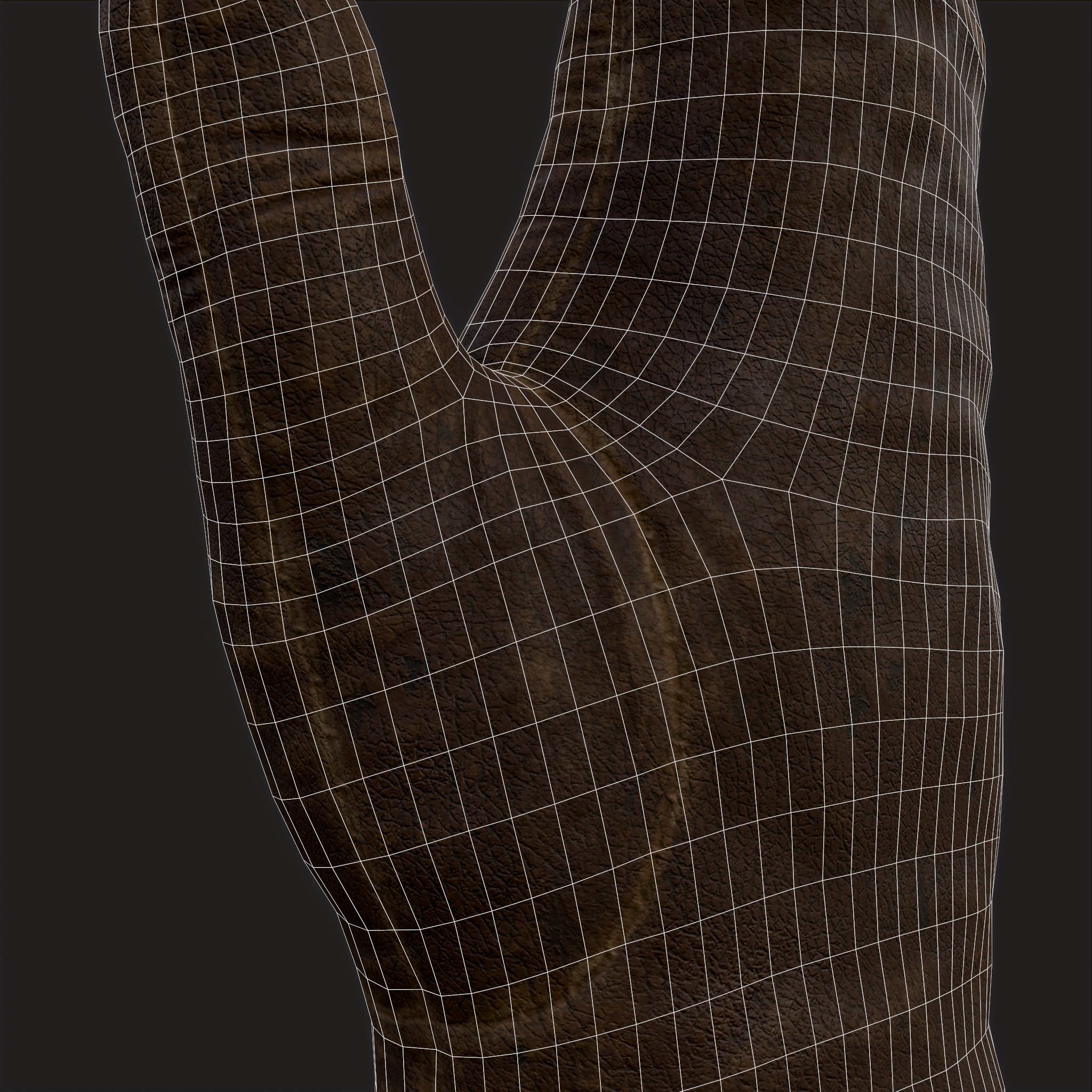 Old Worn Leather Mitten - 3D Model by Get Dead Entertainment