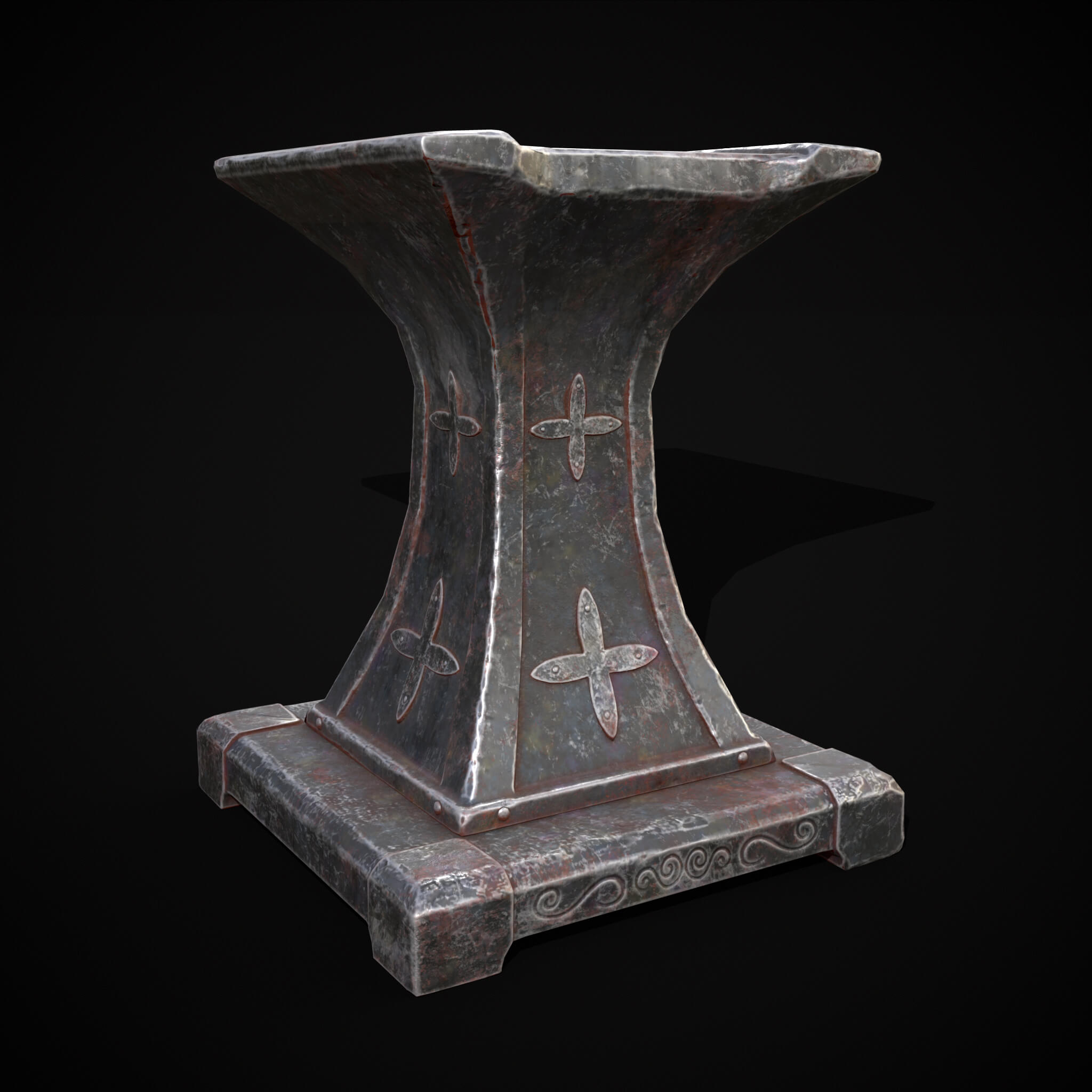 Ornamented Tool Makers Anvil - 3D Model by Get Dead Entertainment