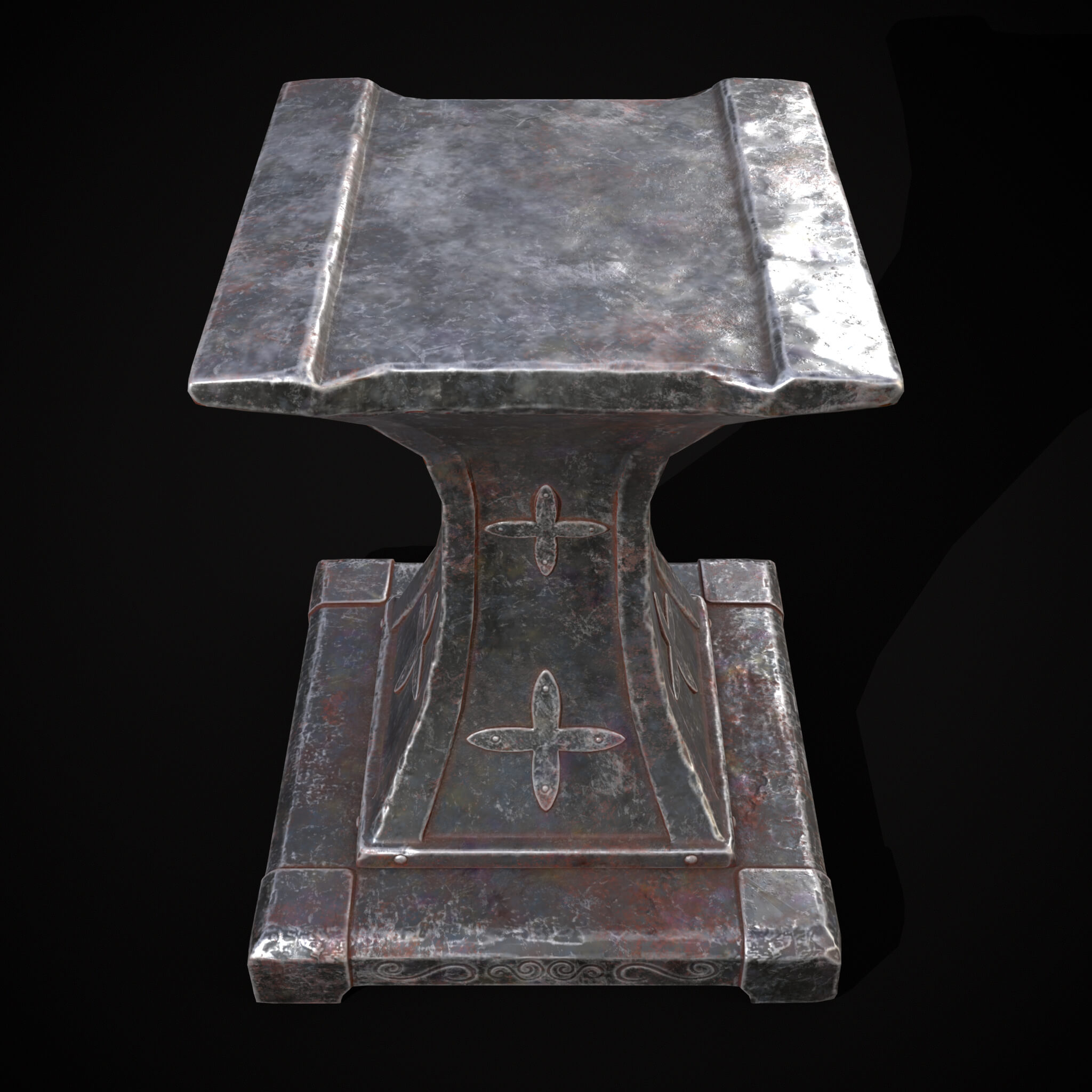 Ornamented Tool Makers Anvil - 3D Model by Get Dead Entertainment