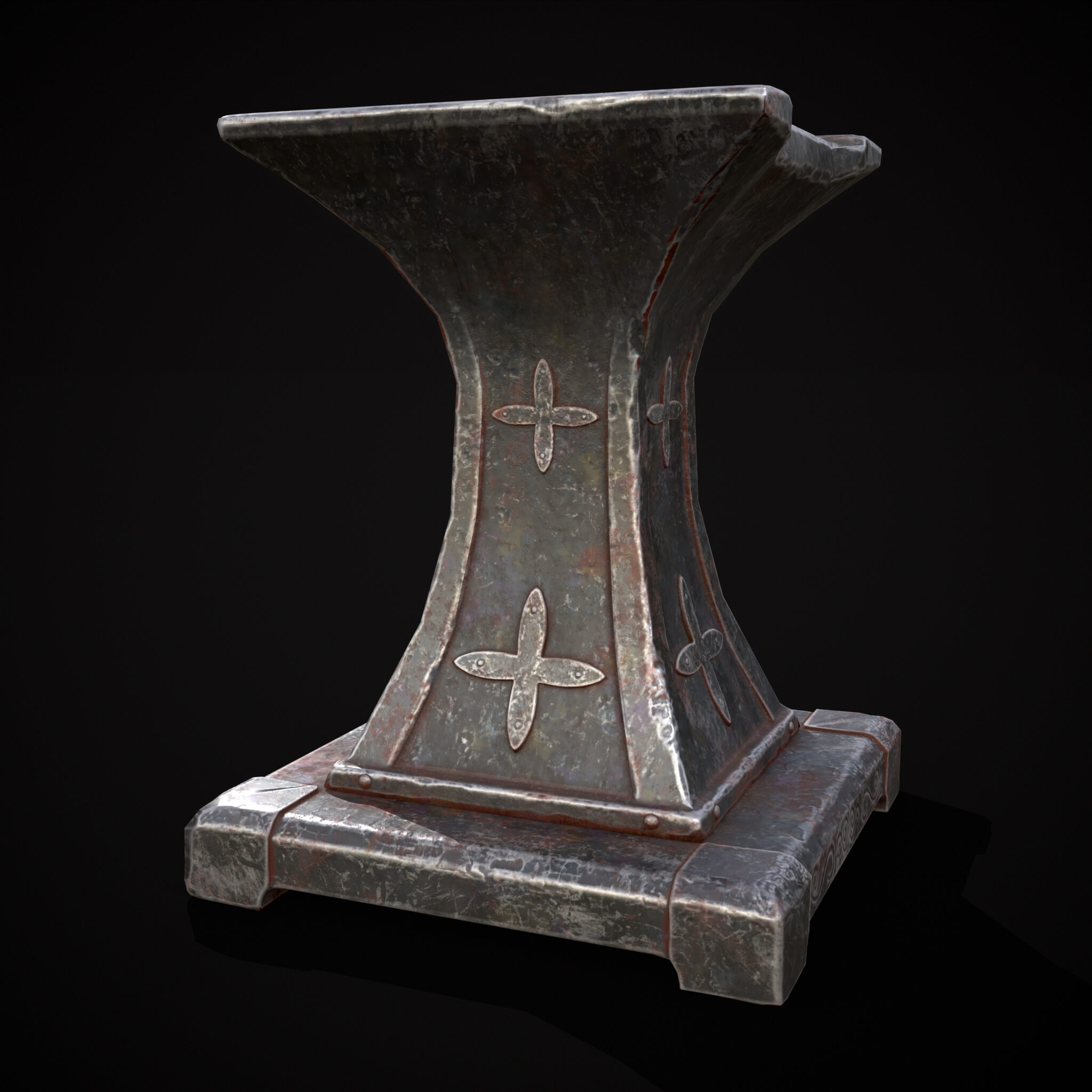 Ornamented Tool Makers Anvil - 3D Model by Get Dead Entertainment