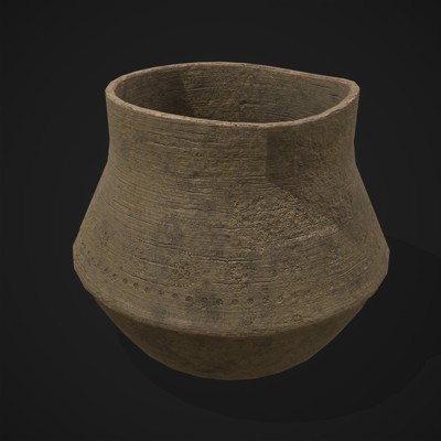 Ornate Clay Cup - 3D Model by Get Dead Entertainment