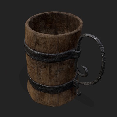 Ornate Medieval Mead Tankard Package - 3D Model by Get Dead Entertainment