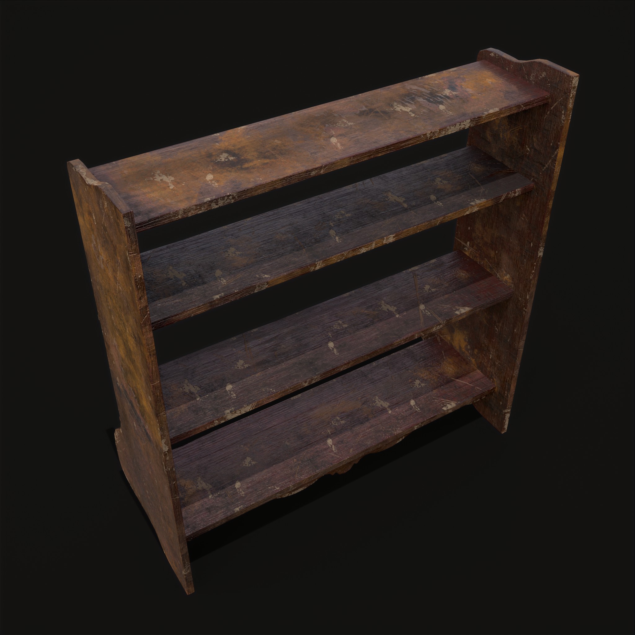 Ornate Old Medieval Wall Mounted Dishes Rack - 3D Model by Get Dead ...