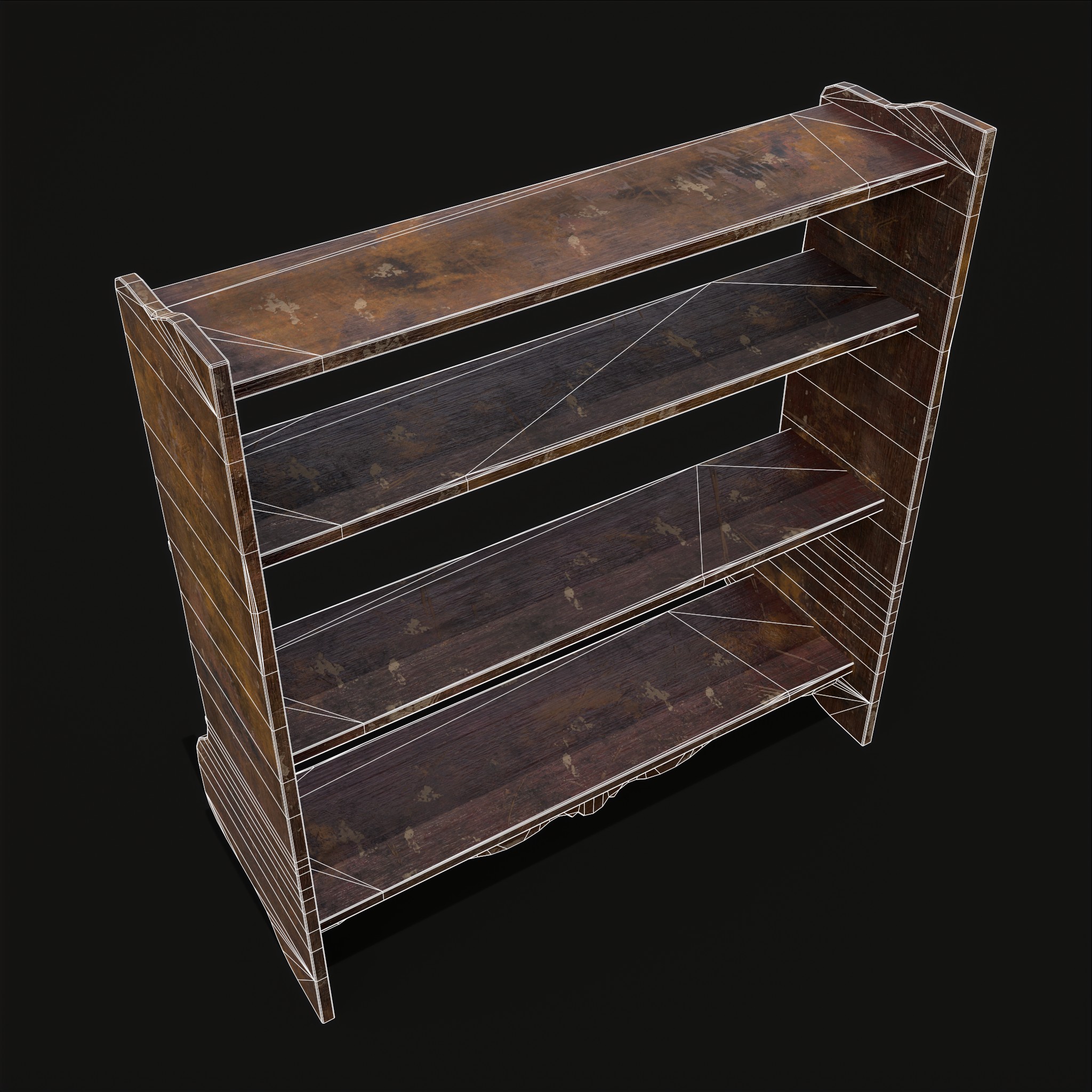 Ornate Old Medieval Wall Mounted Dishes Rack - 3D Model by Get Dead ...
