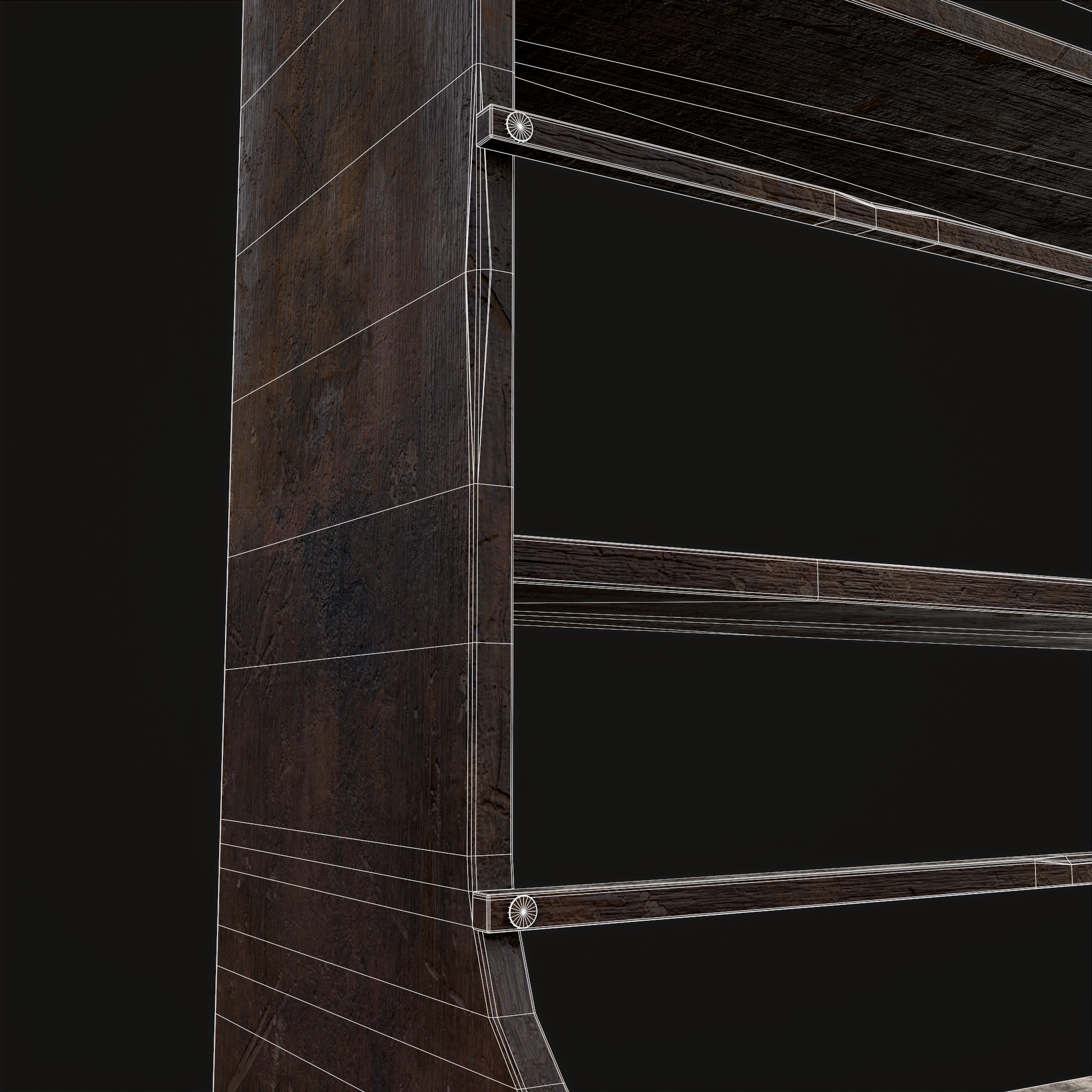 Ornate Old Medieval Wall Mounted Dishes Rack - 3D Model by Get Dead ...