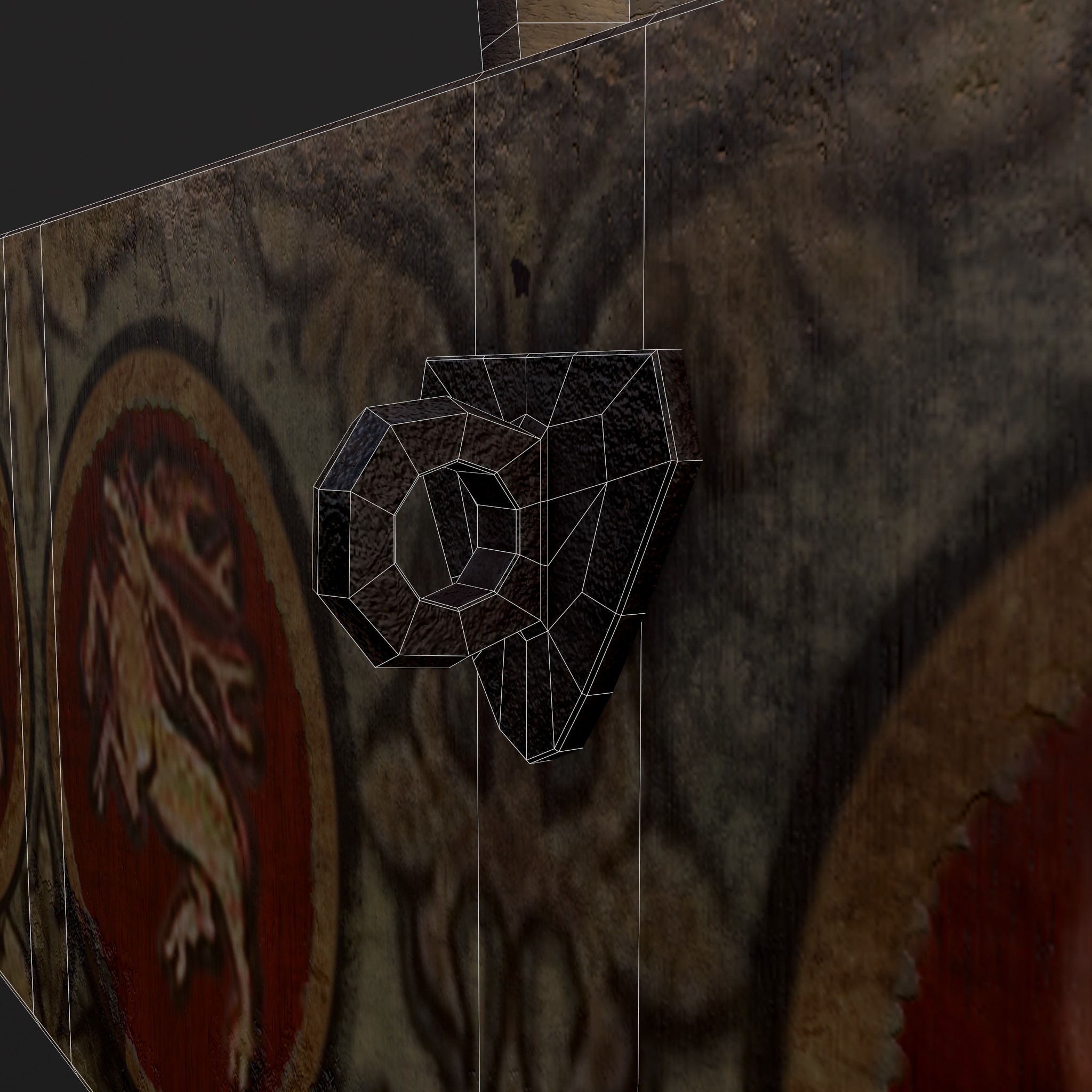 Painted Medieval Long Chest - 3D Model by Get Dead Entertainment