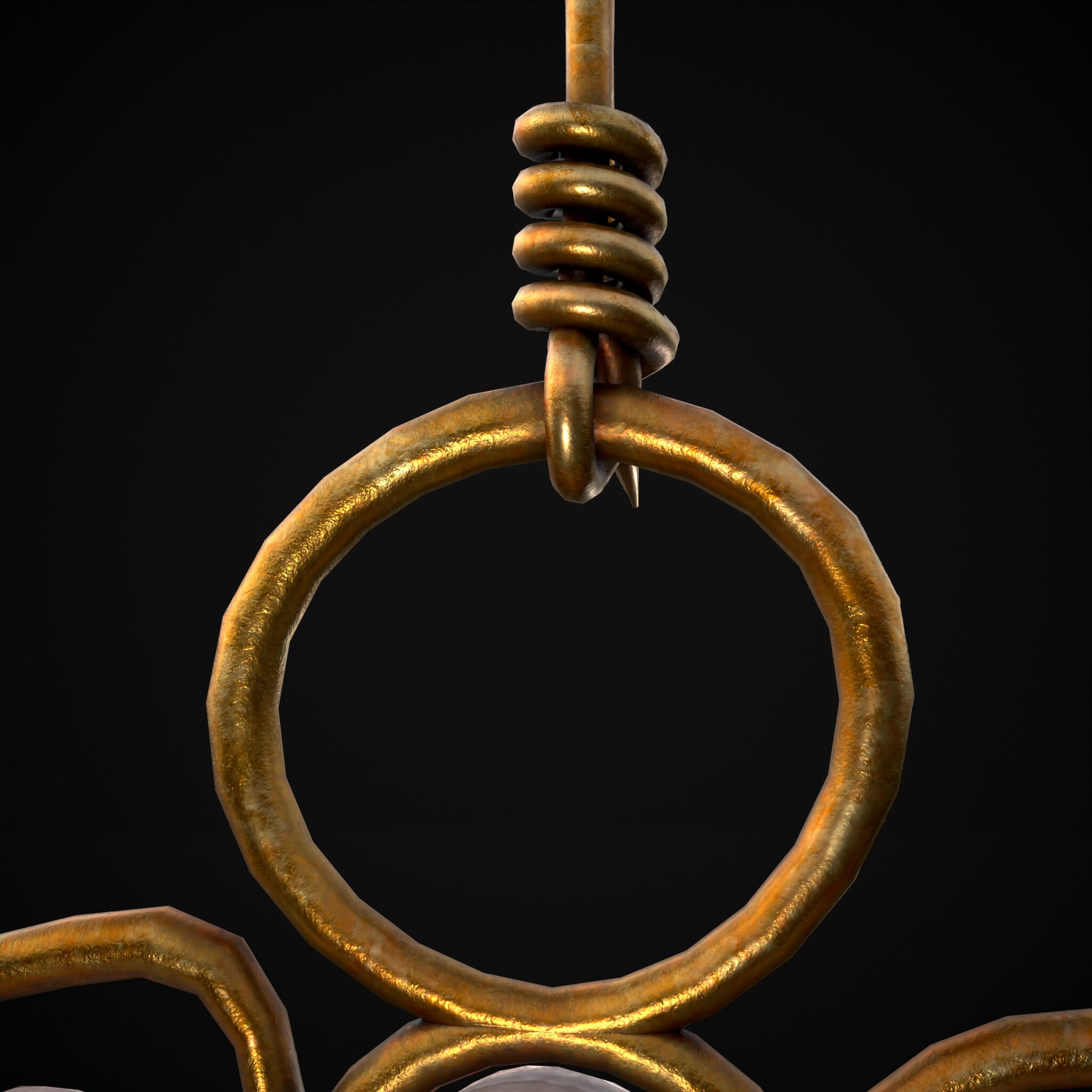 Pearl Loop Drop Earrings - 3D Model by Get Dead Entertainment