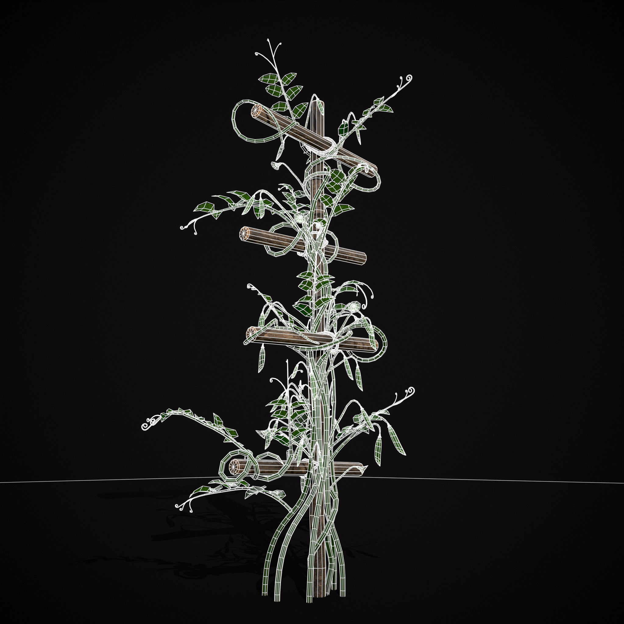 Peas Plant Crop - 3D Model by Get Dead Entertainment