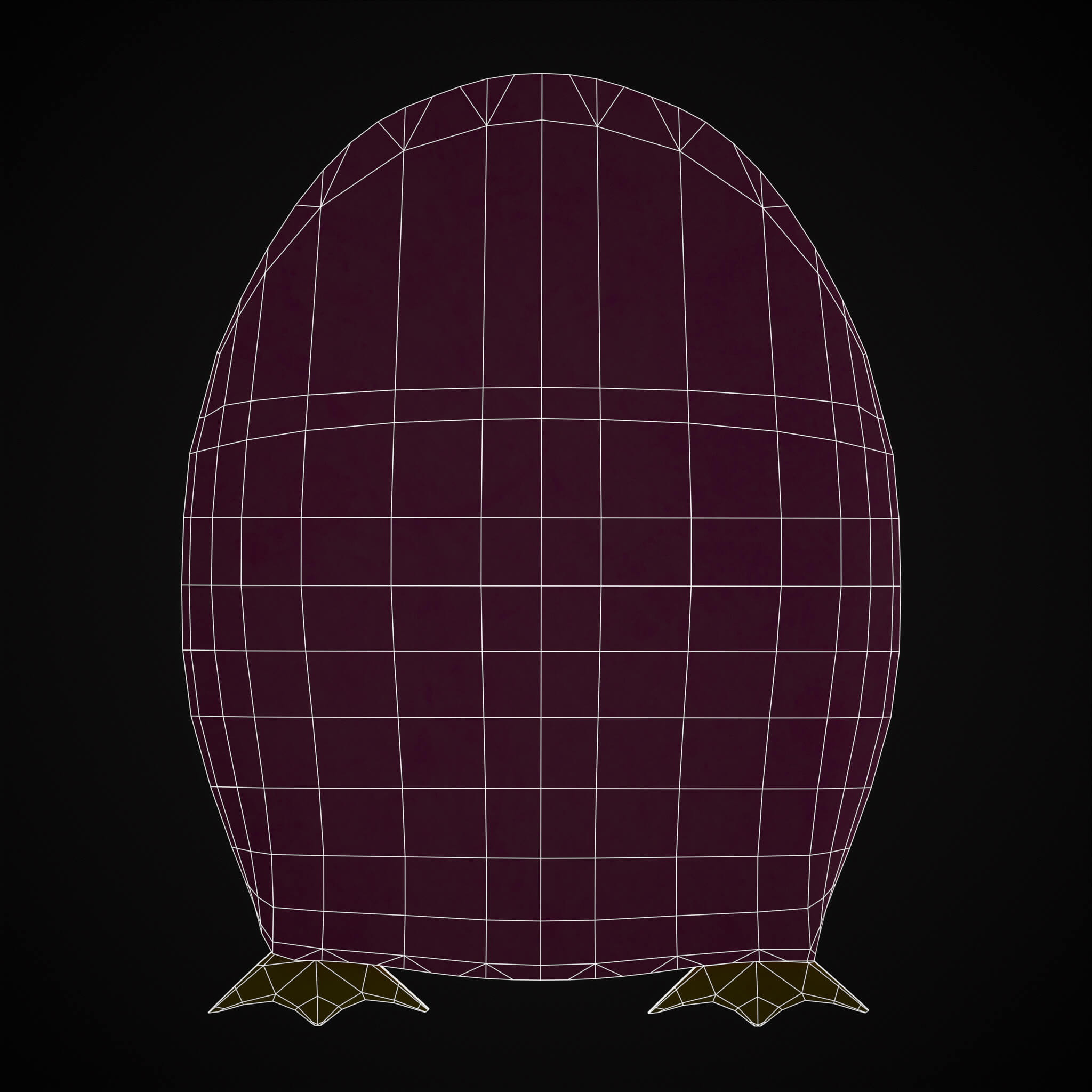 Penguin Heart Card - 3D Model by Get Dead Entertainment