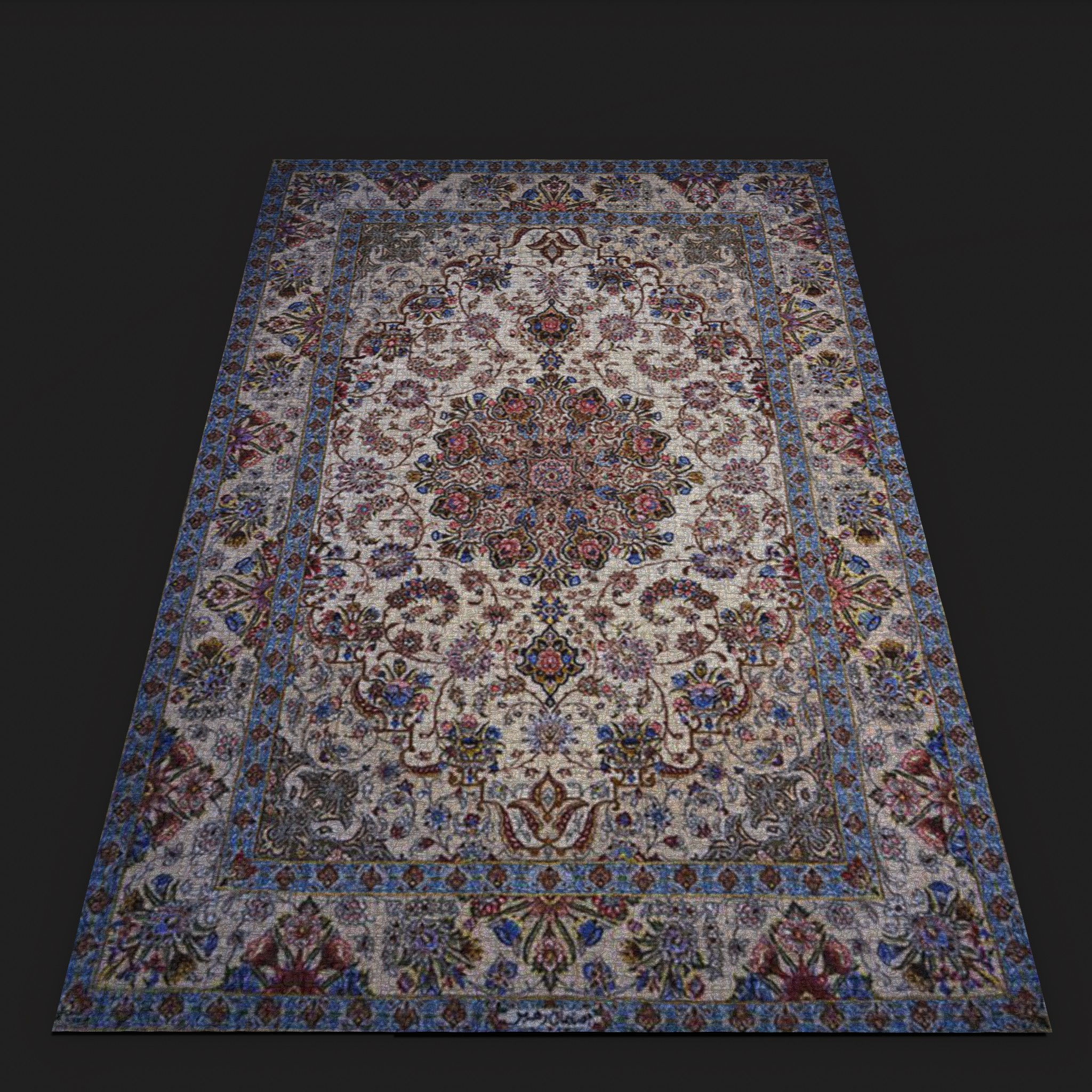 Persian Carpet Design 4 - 3D Model by Get Dead Entertainment