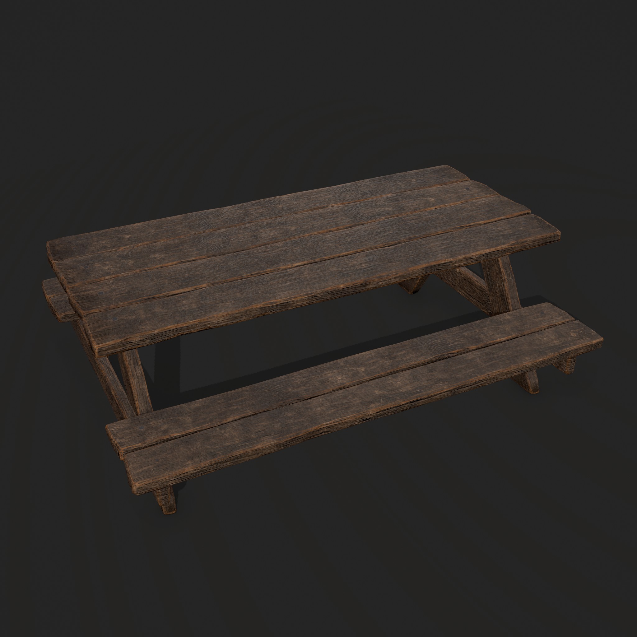 Picnic Table - 3D Model by Get Dead Entertainment