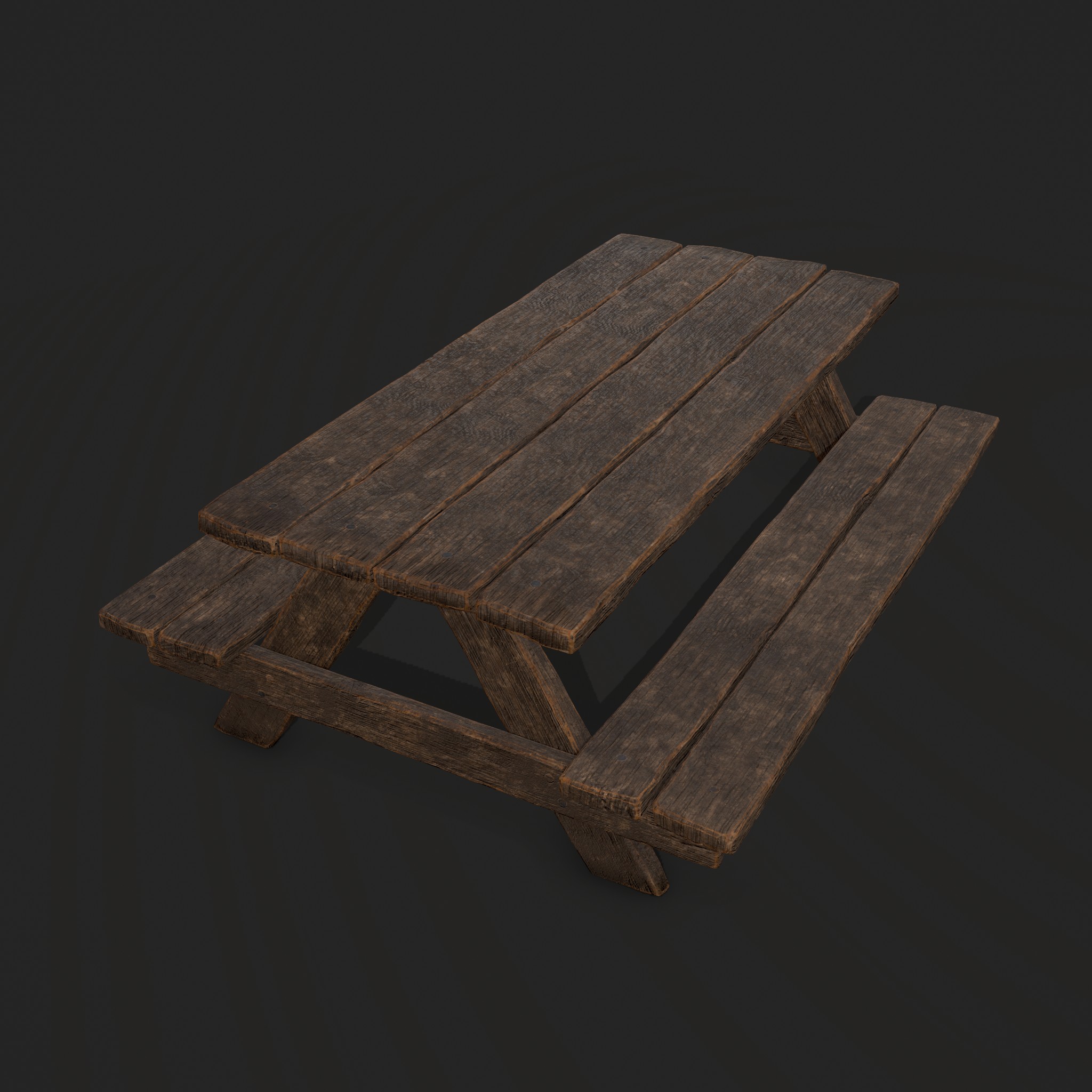 Picnic Table - 3D Model by Get Dead Entertainment