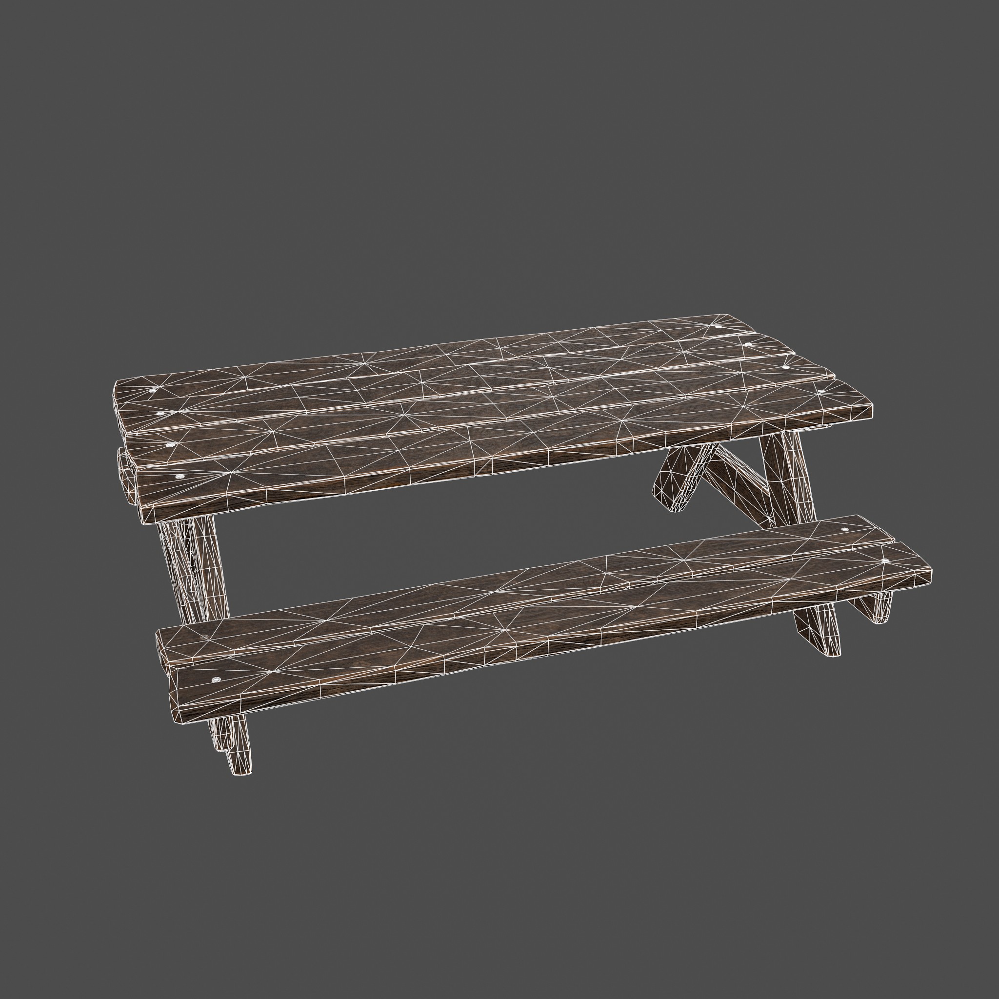 Picnic Table - 3D Model by Get Dead Entertainment