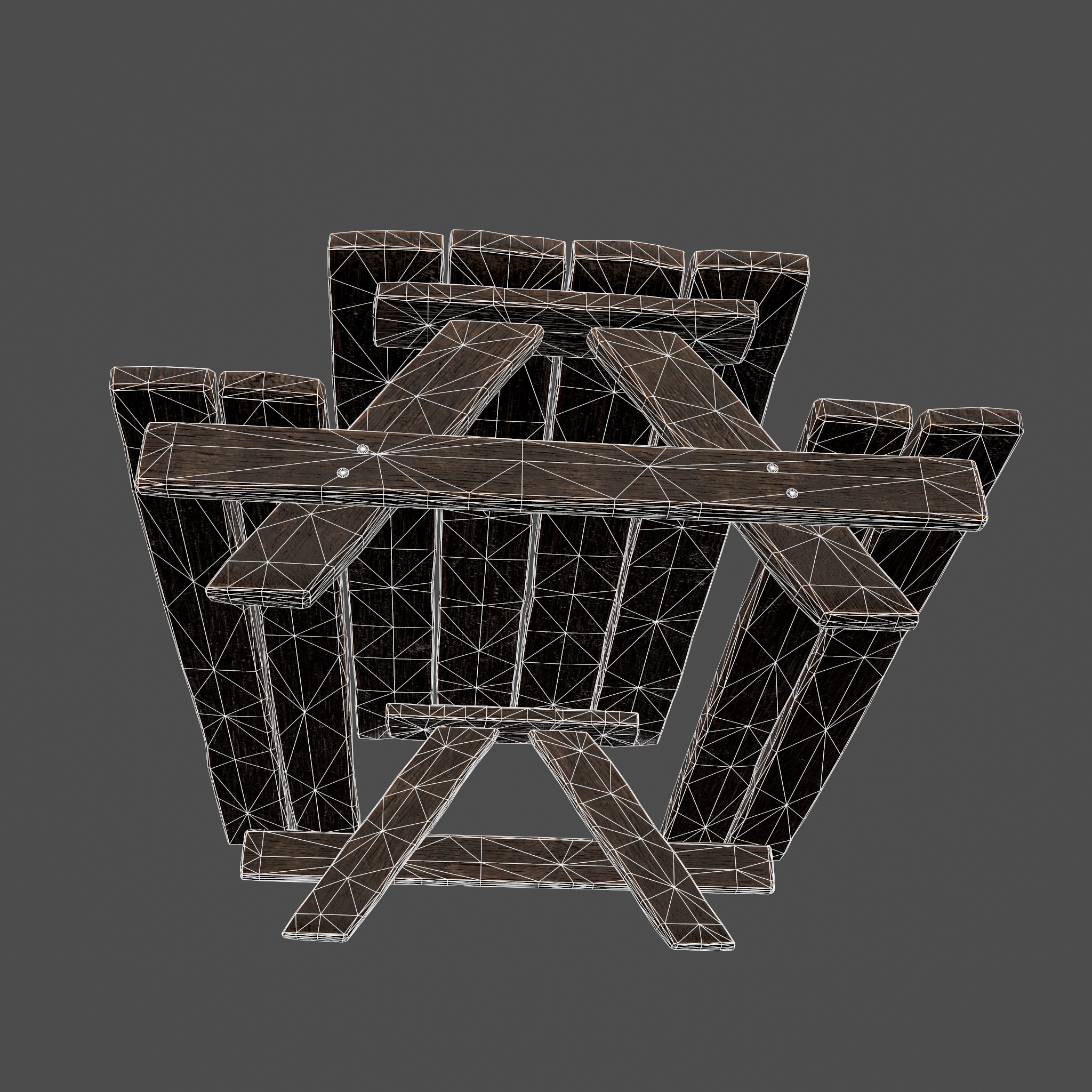 Picnic Table - 3D Model by Get Dead Entertainment