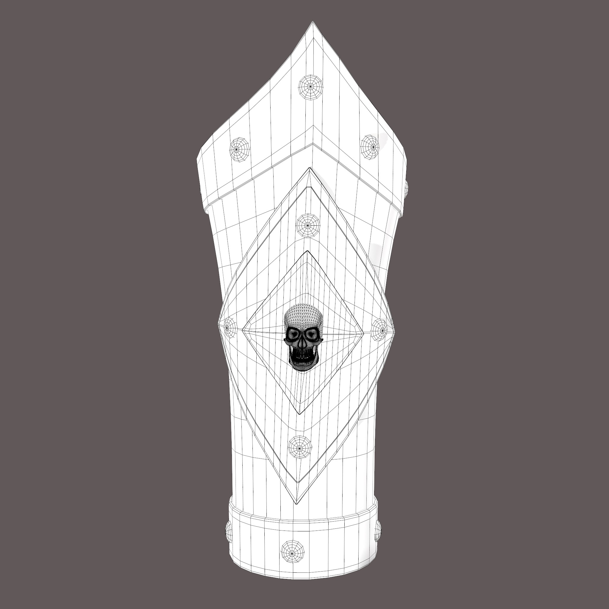 Pirate Skull Bracers - Free 3D Model by Get Dead Entertainment