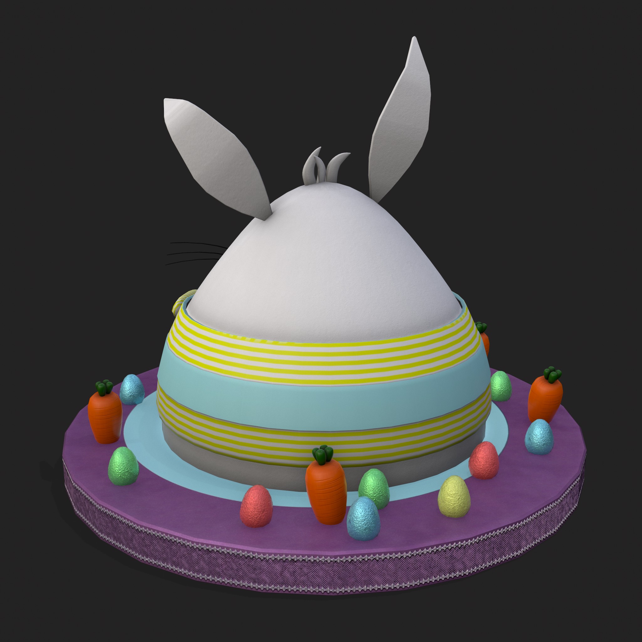 Plump Rabbit Cake - 3D Model by Get Dead Entertainment