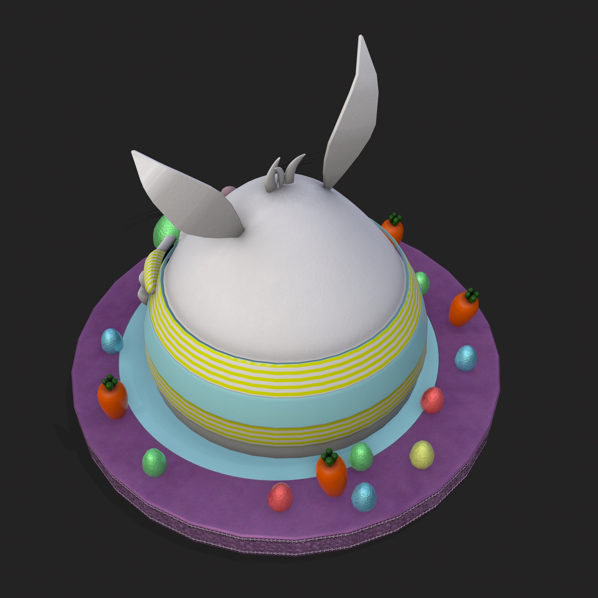 Plump Rabbit Cake - 3D Model by Get Dead Entertainment