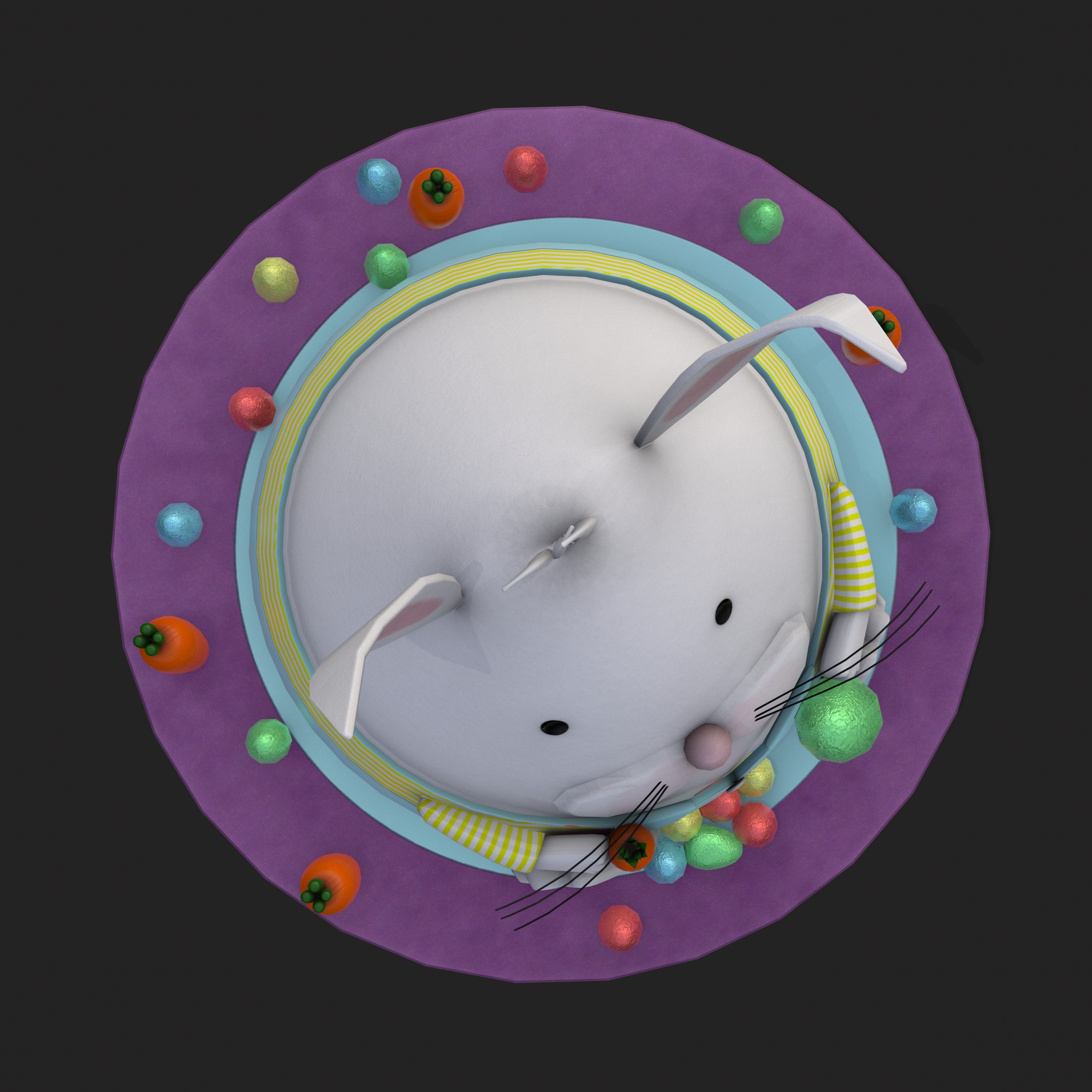 Plump Rabbit Cake - 3D Model by Get Dead Entertainment