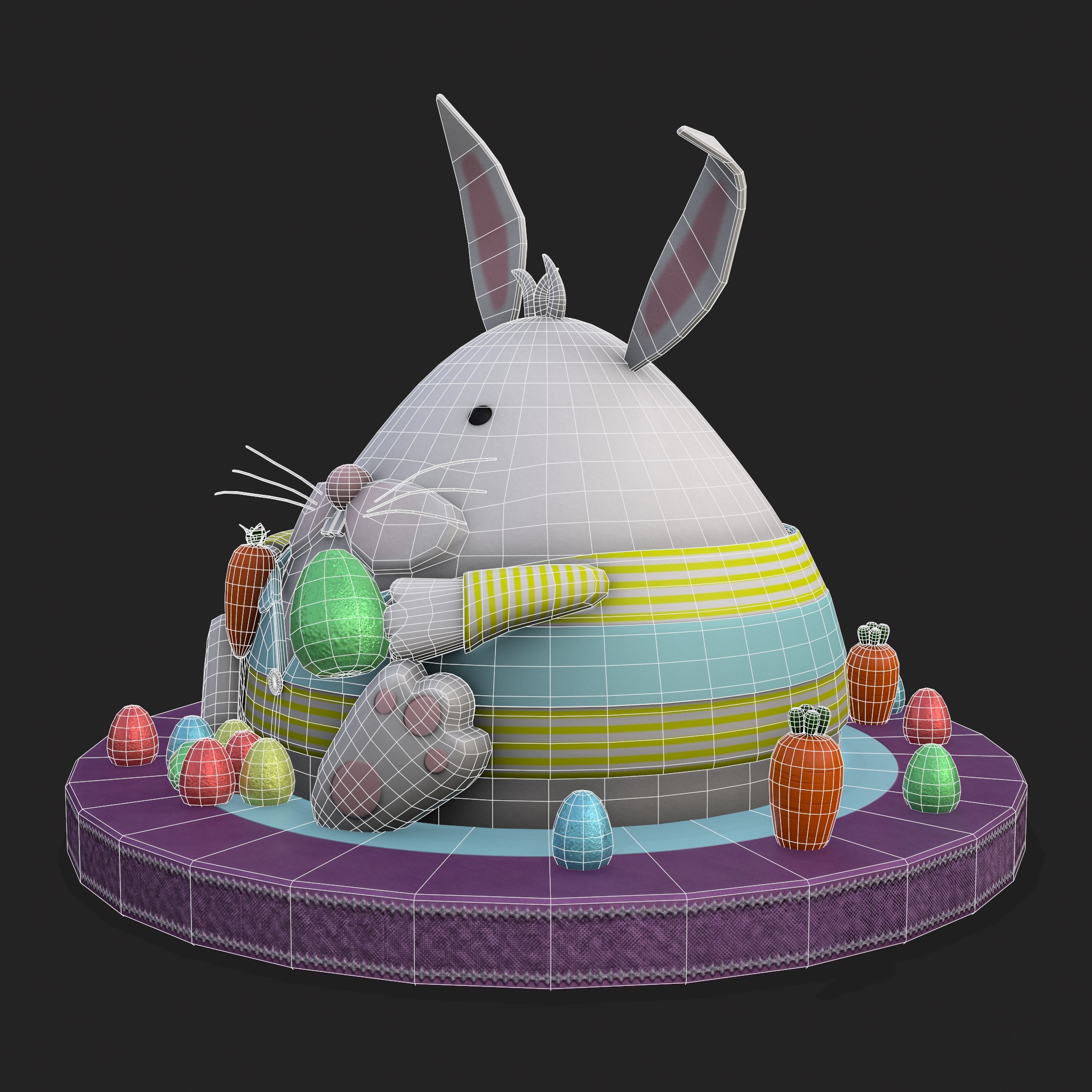 Plump Rabbit Cake - 3D Model by Get Dead Entertainment