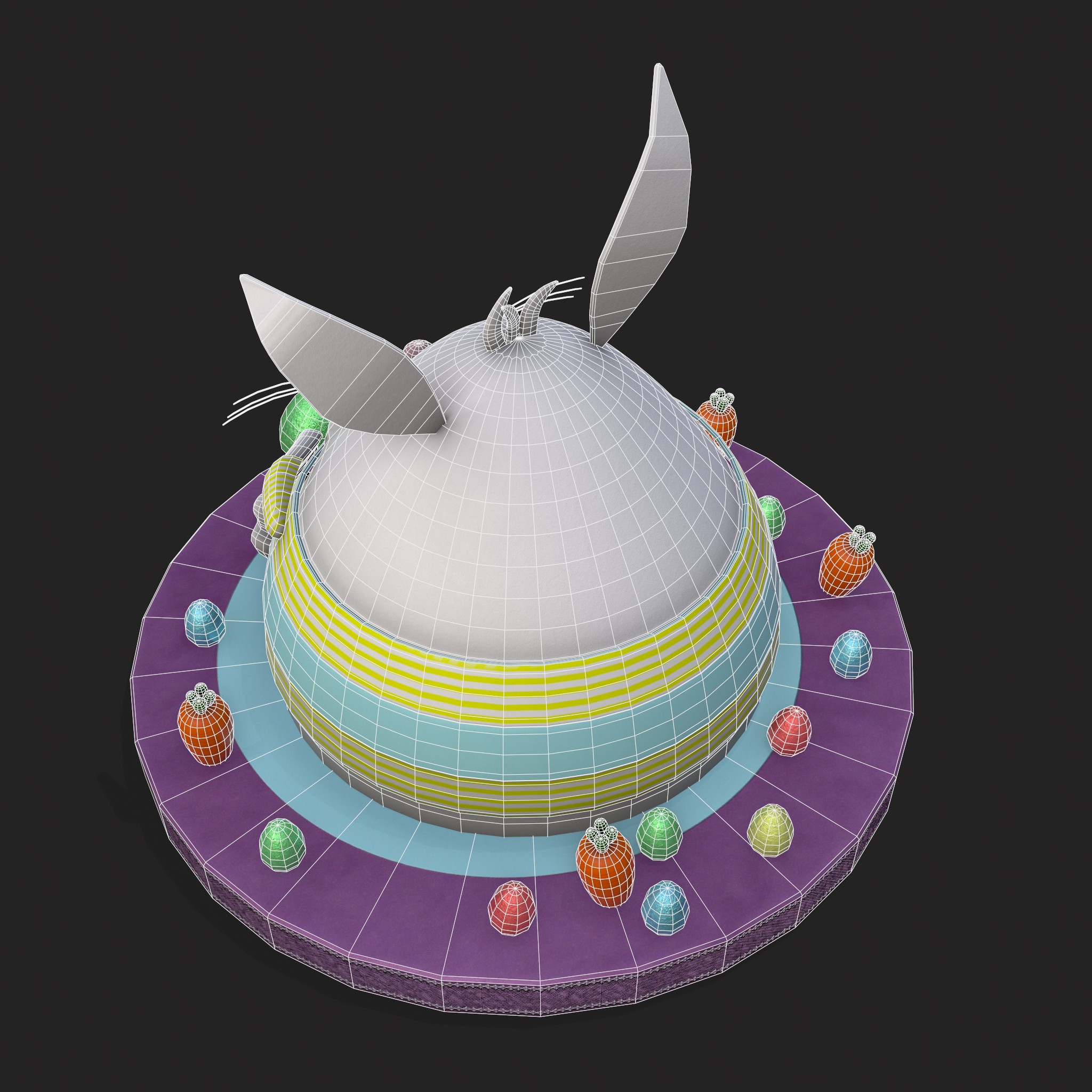 Plump Rabbit Cake - 3D Model by Get Dead Entertainment
