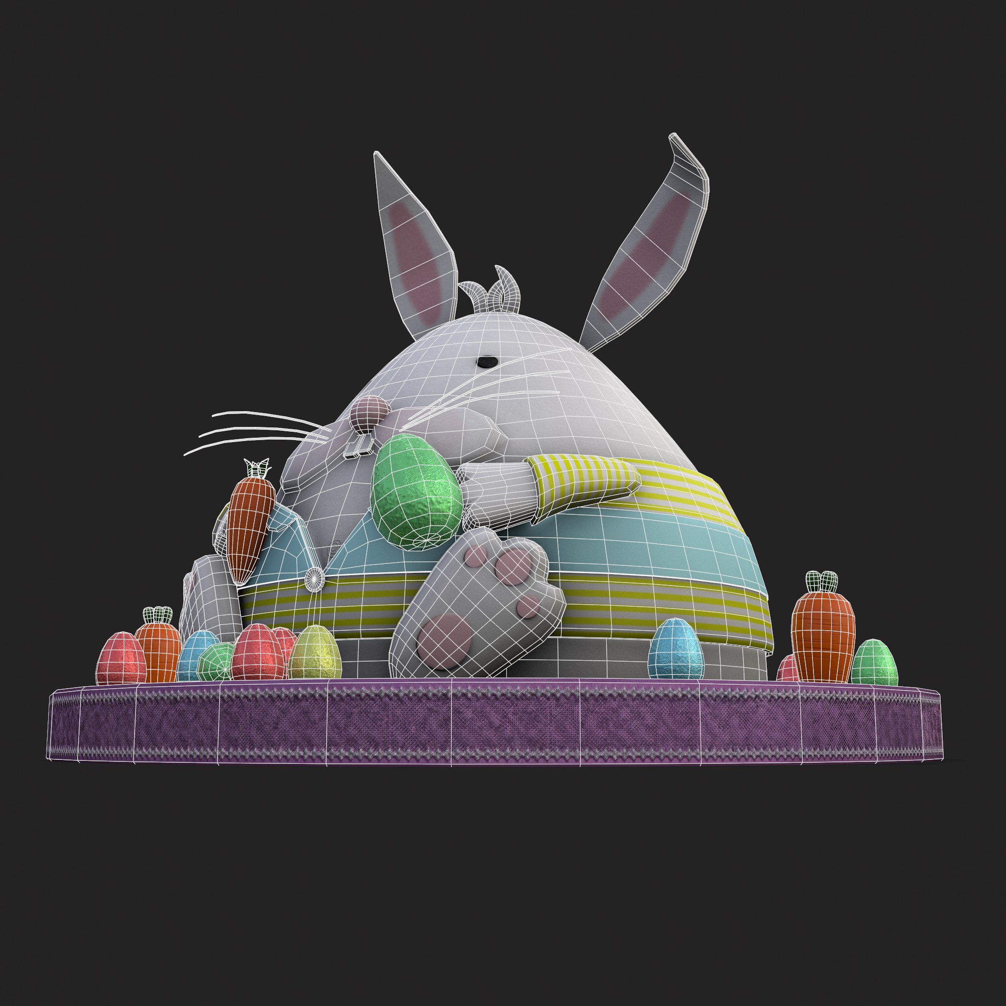 Plump Rabbit Cake - 3D Model by Get Dead Entertainment