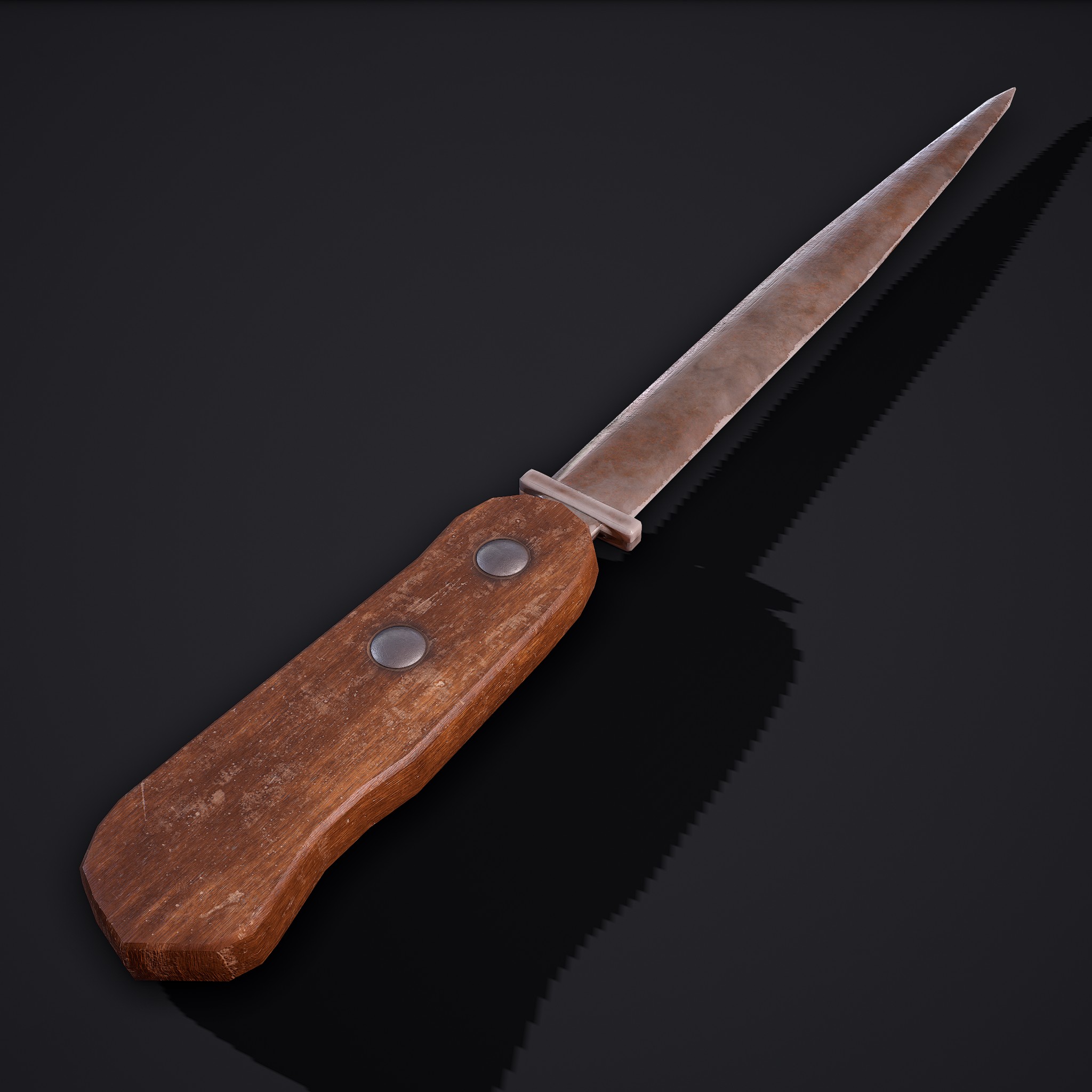 Pointed Knife and Hilt 1 - 3D Model by Get Dead Entertainment