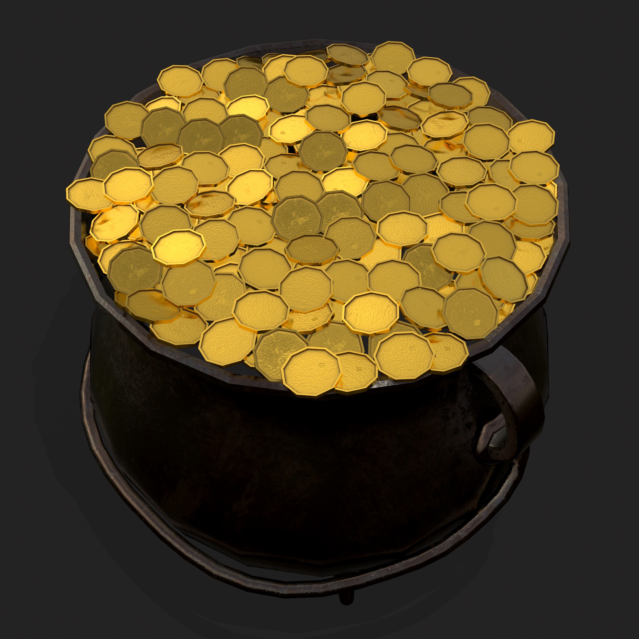 Pot of Gold - 3D Model by Get Dead Entertainment