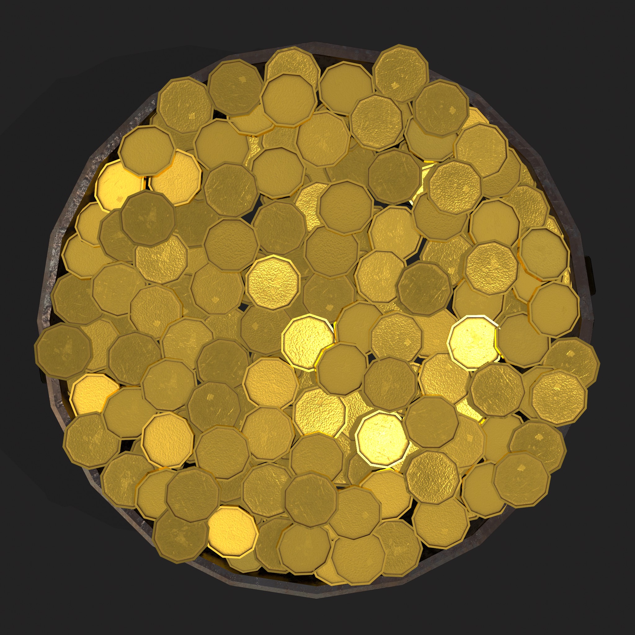 Pot of Gold - 3D Model by Get Dead Entertainment