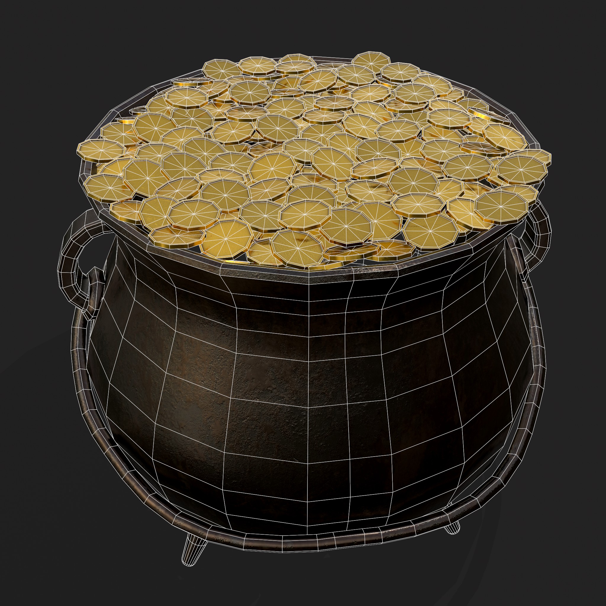 Pot of Gold - 3D Model by Get Dead Entertainment