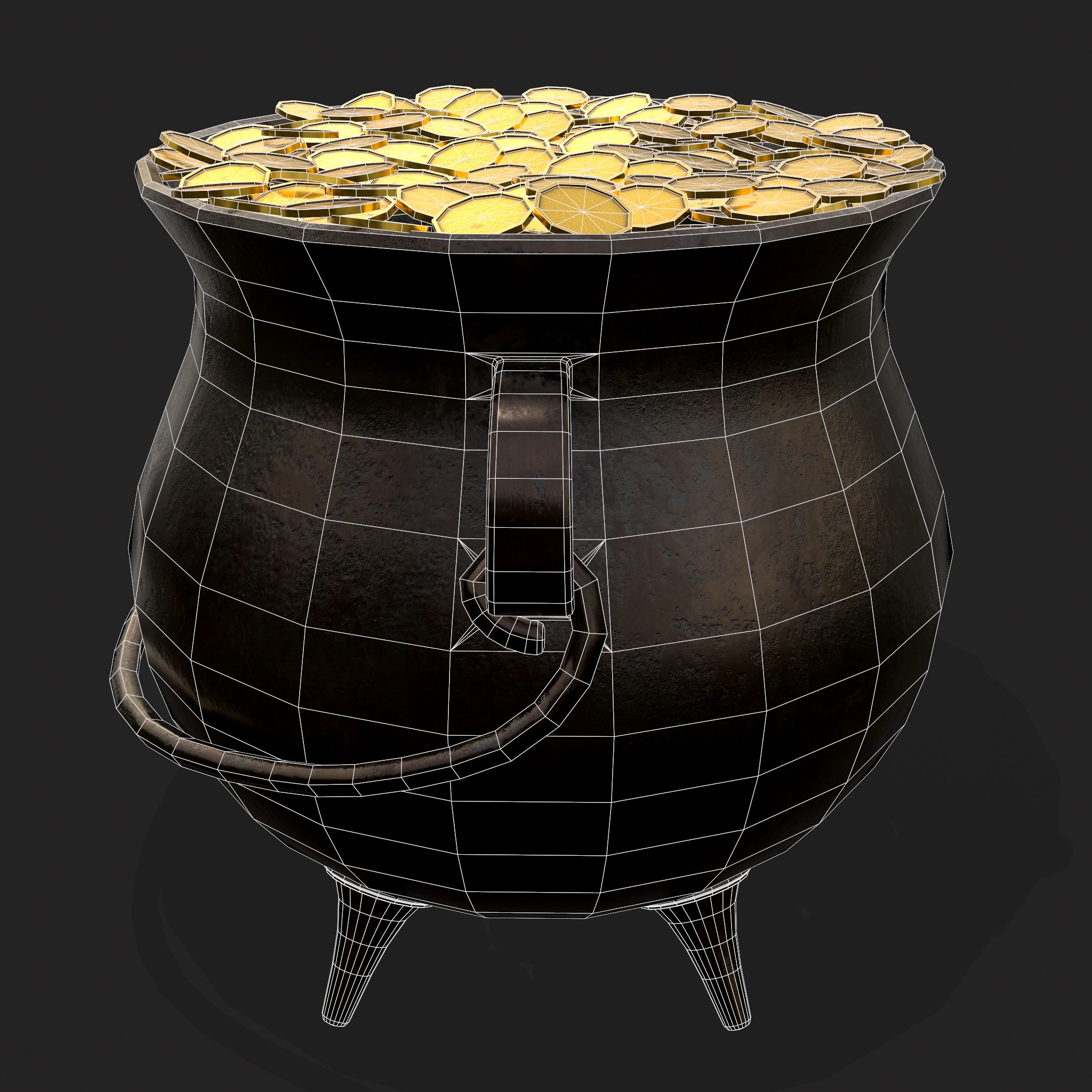Pot of Gold - 3D Model by Get Dead Entertainment