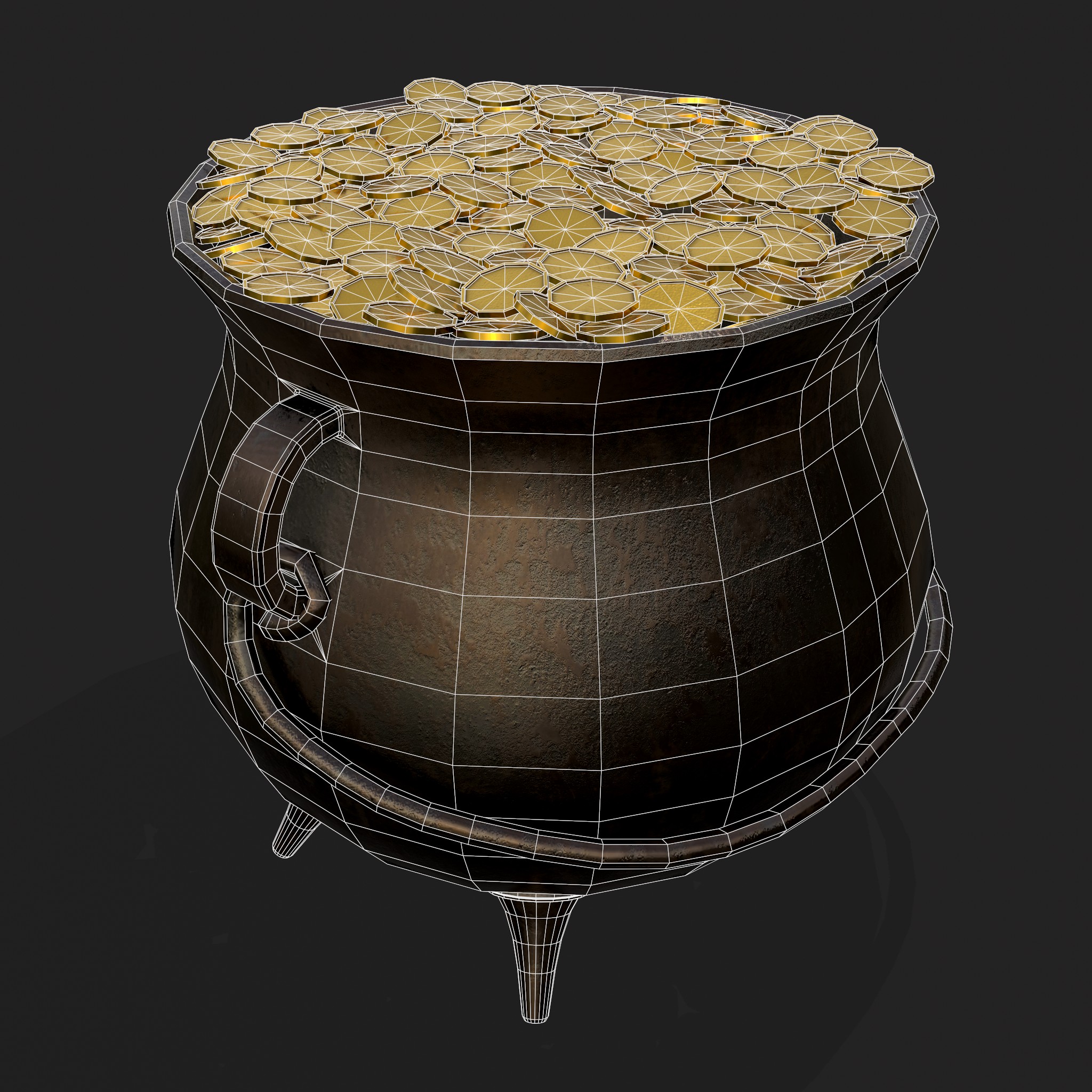 Pot of Gold - 3D Model by Get Dead Entertainment