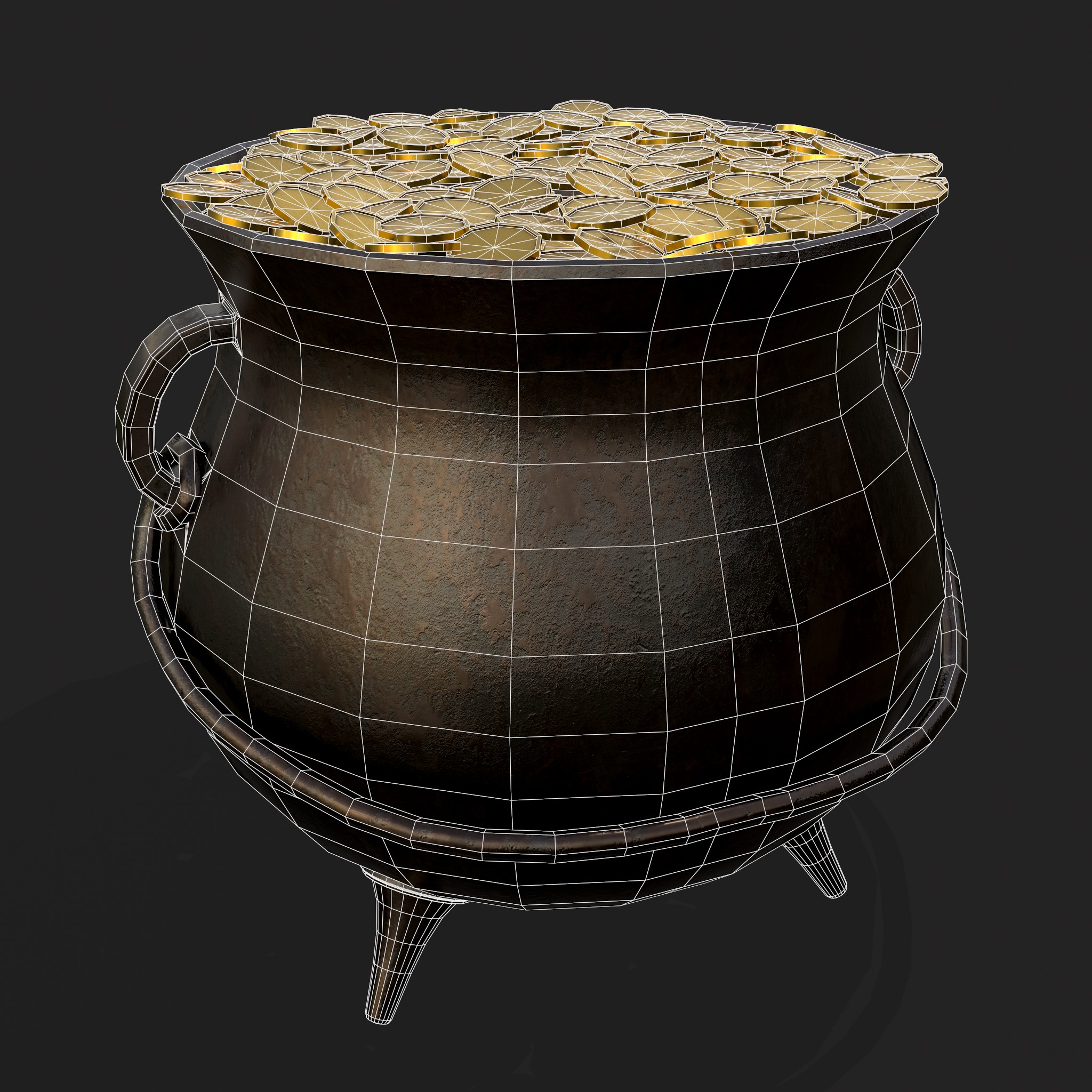Pot of Gold - 3D Model by Get Dead Entertainment