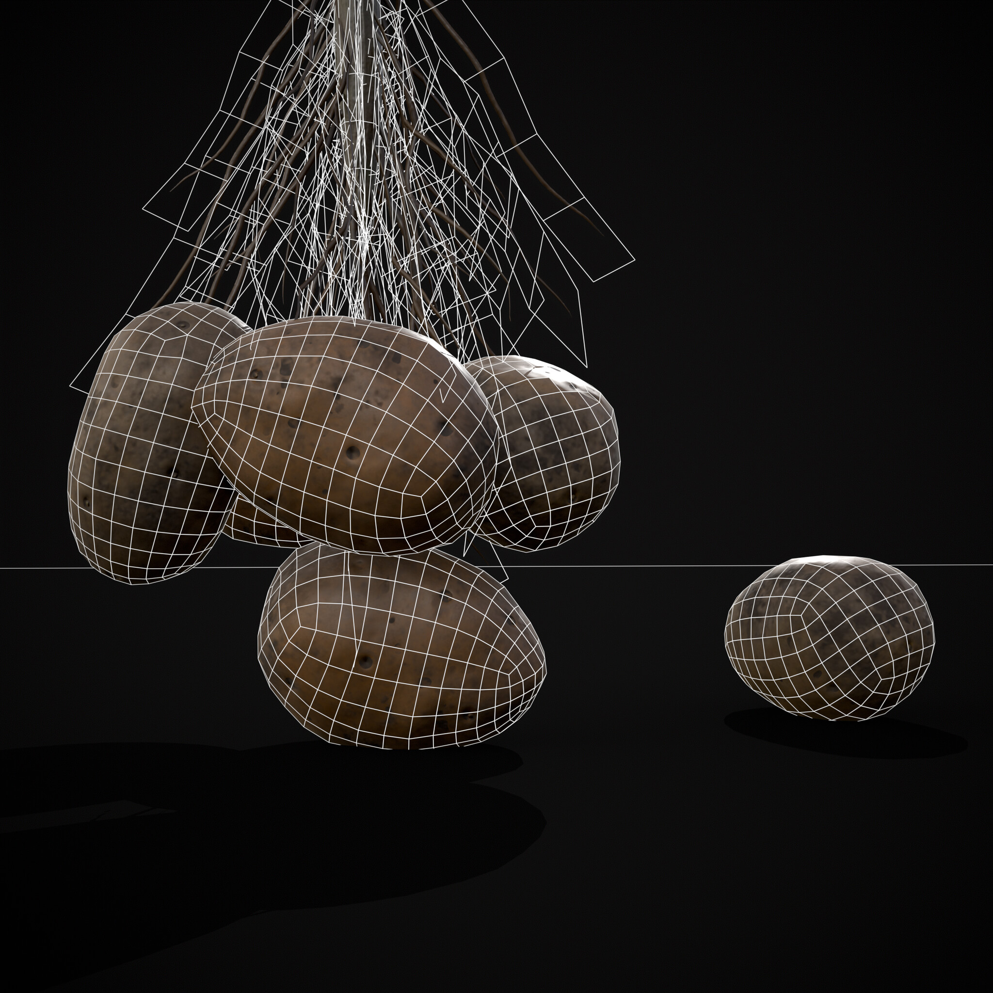 Potato Plant - 3D Model by Get Dead Entertainment